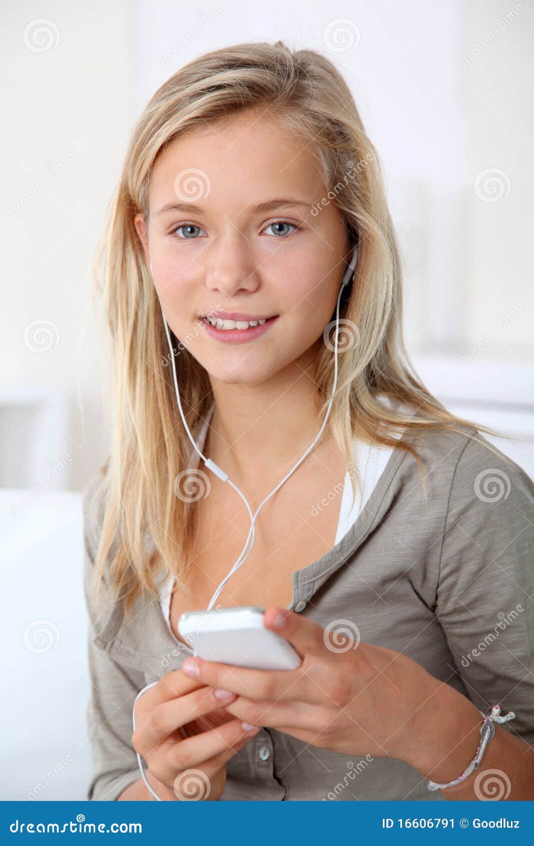 Teenager Using Mobile Phone Stock Image - Image of young, eyes: 16606791