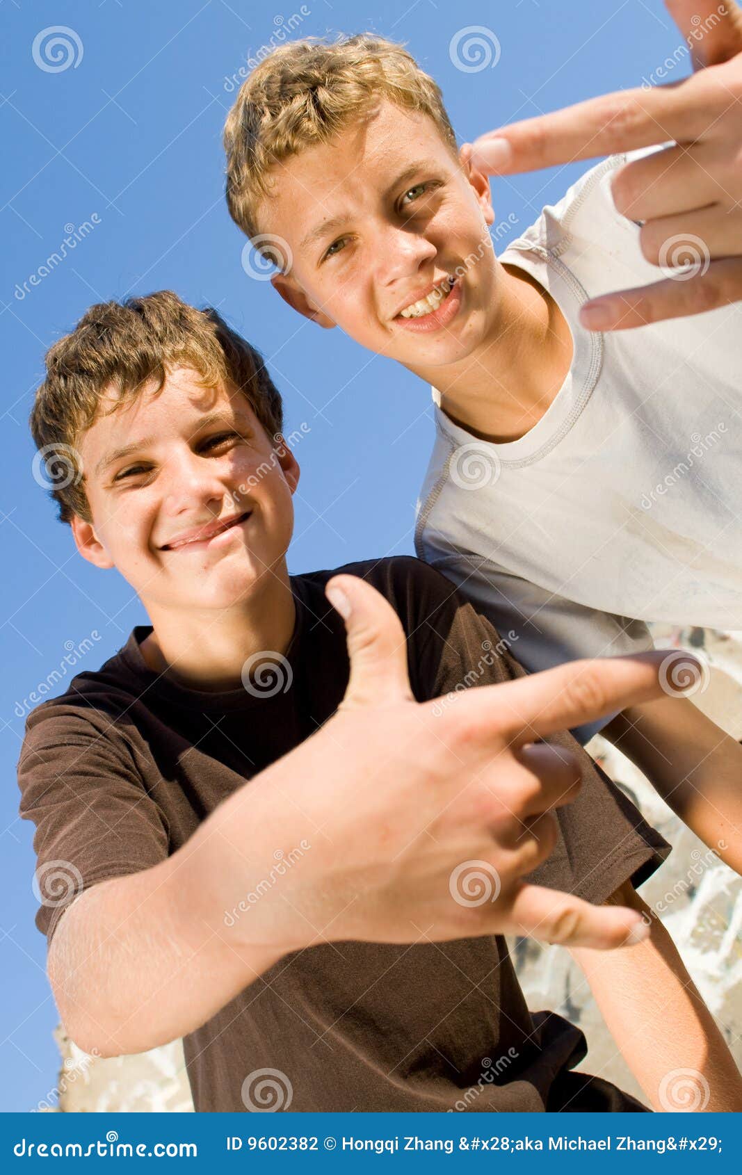Teenagers stock photo. Image of childhood, expression - 9602382