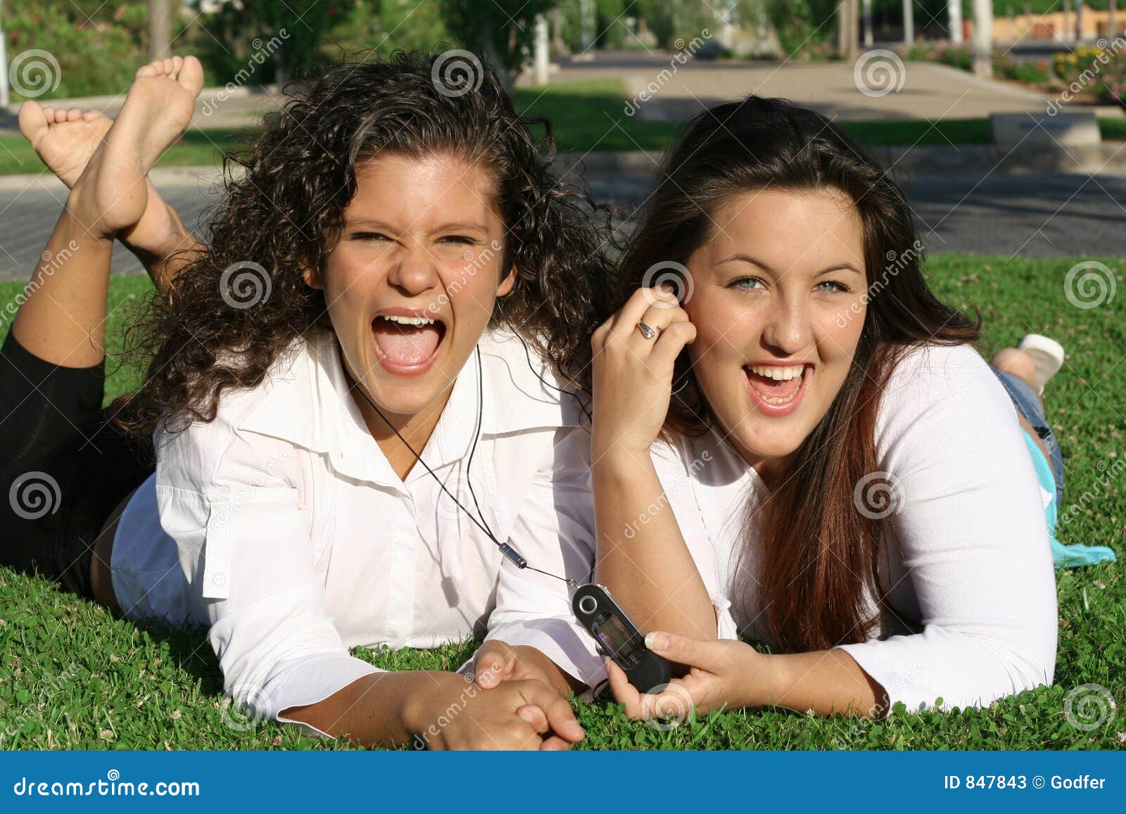 Teenagers having fun stock image. Image of outdoors, happy - 847843