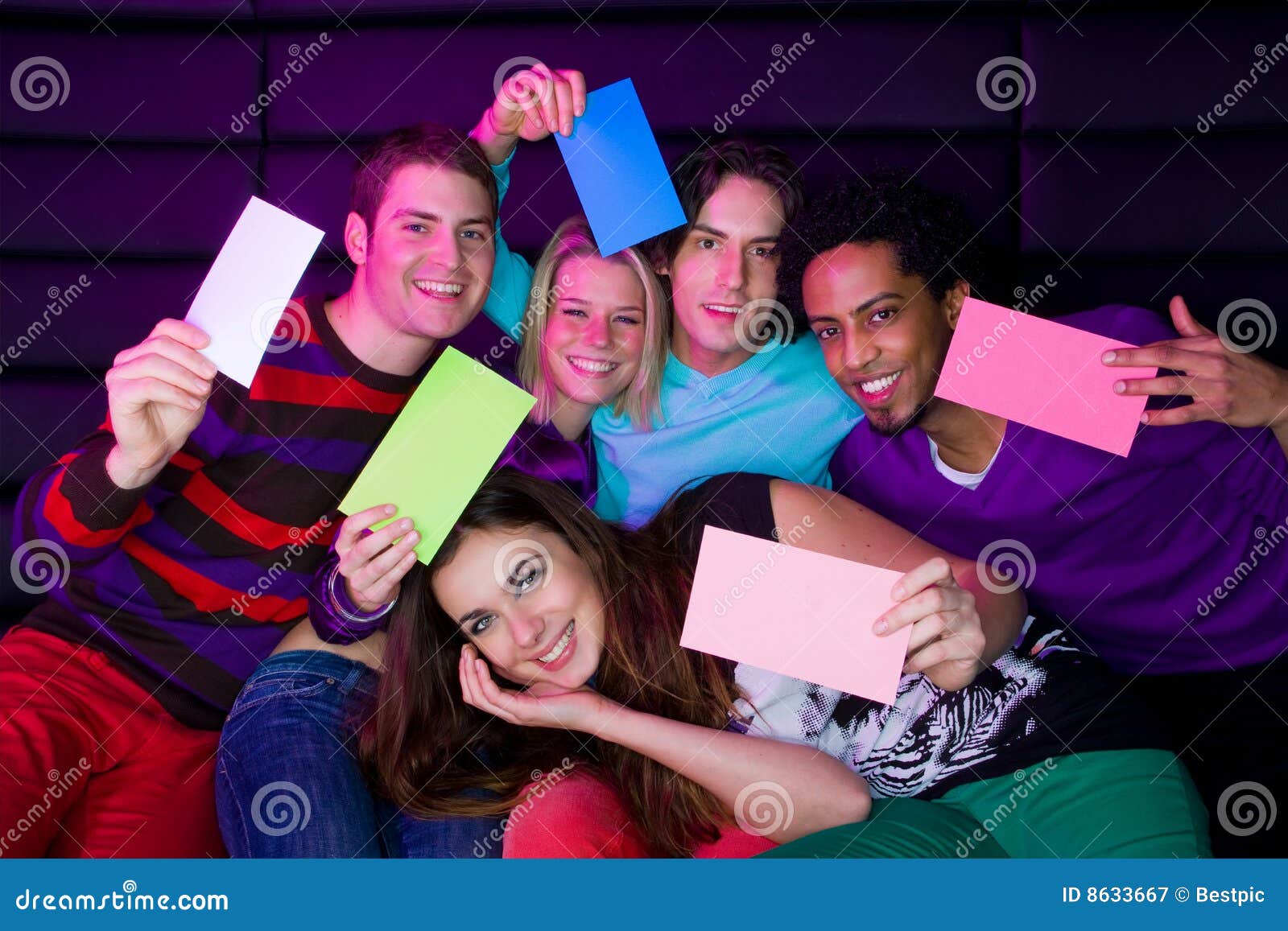 Teenagers Holding Signs Picture. Image: 8633667