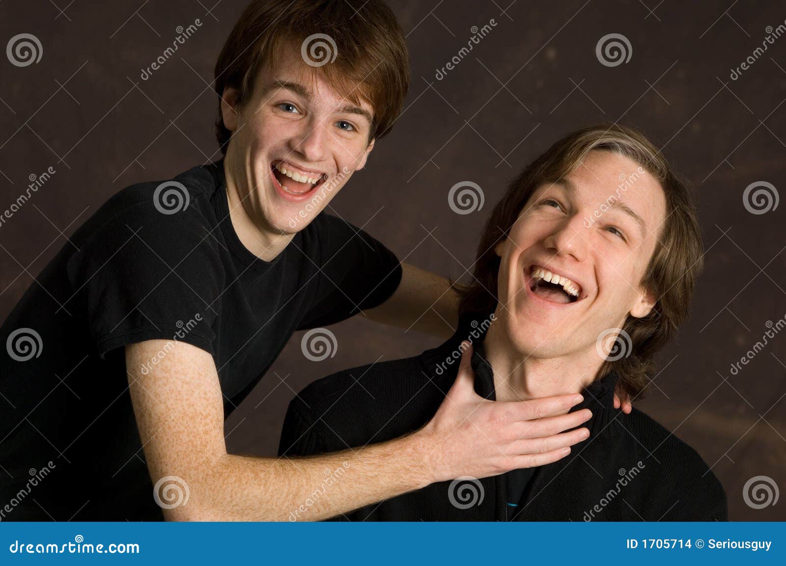 Teenagers Laughing stock photo. Image of caucasian, black - 1705714