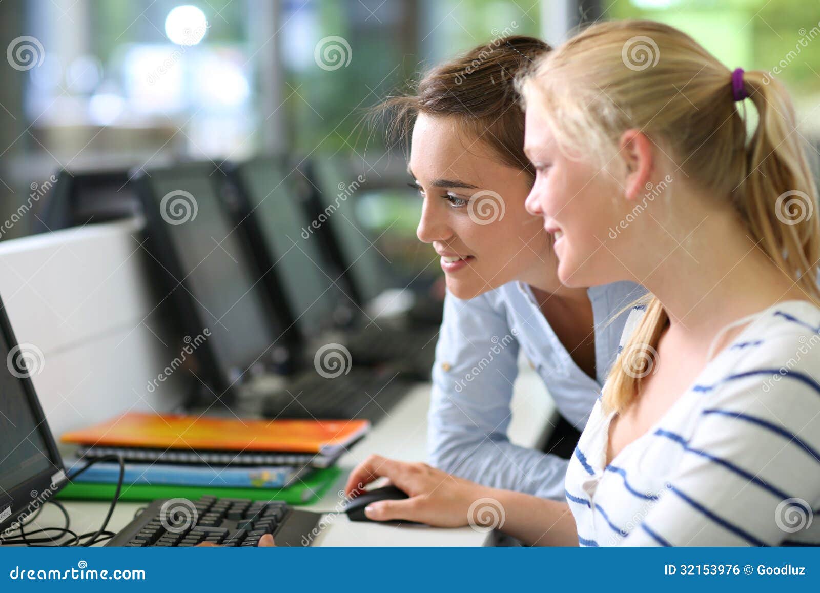 Teenagers at school stock photo. Image of young, training - 32153976