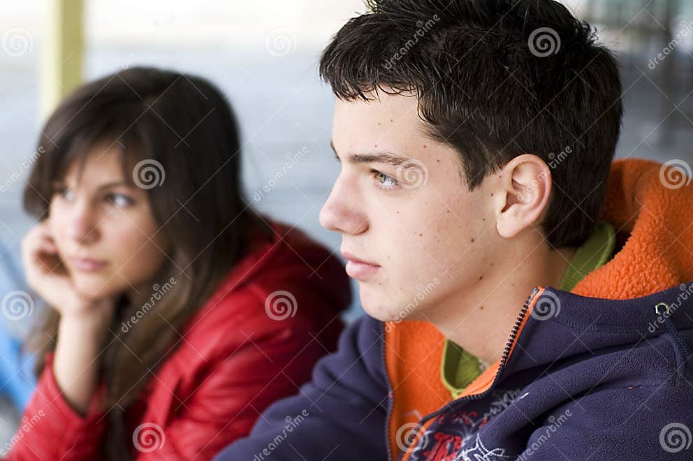 Teenagers Thinking about Problems Stock Image - Image of birthday ...