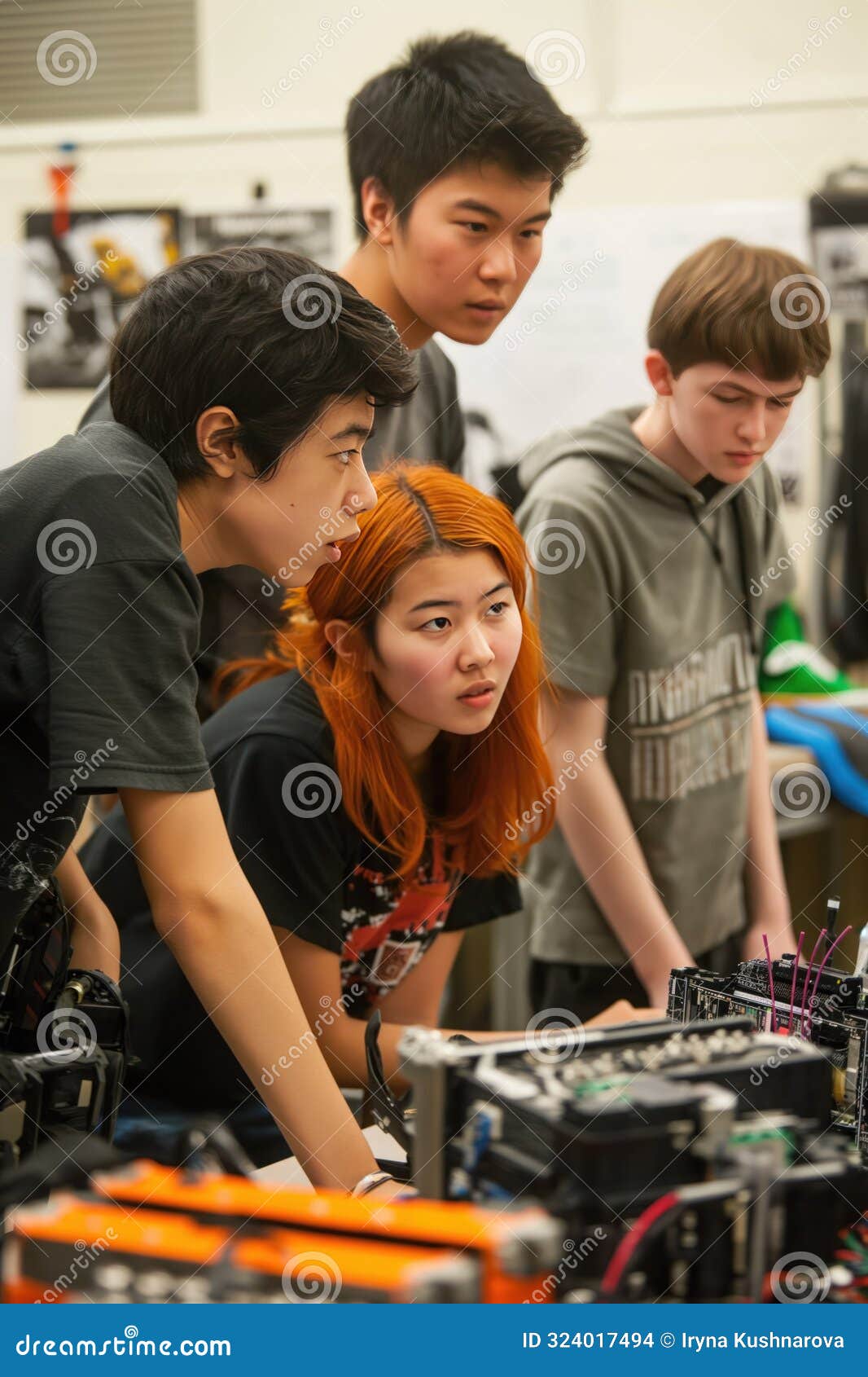 Teens with Disabilities Participate in Robotics Workshop. Young ...