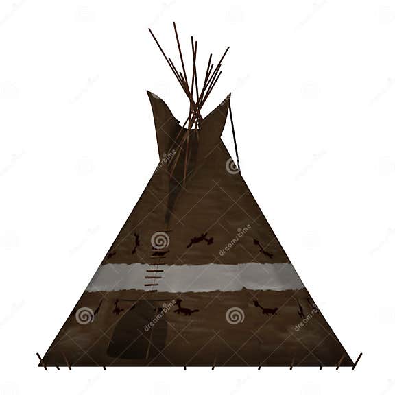 Teepee stock illustration. Illustration of teepee, comanche - 11158816