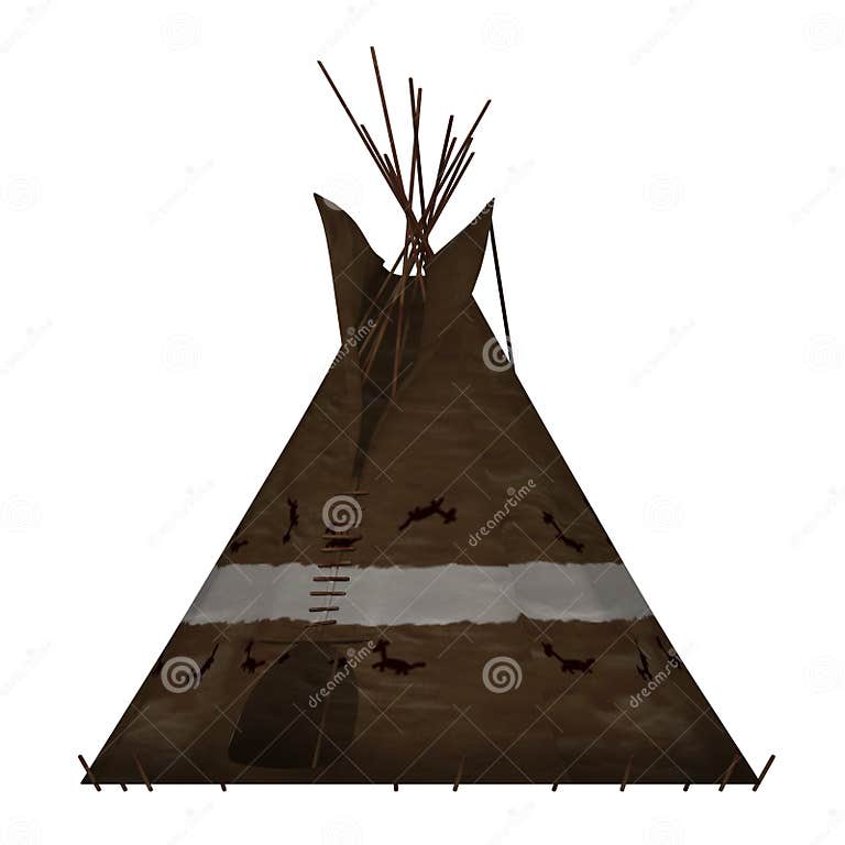 Teepee stock illustration. Illustration of teepee, comanche - 11158816