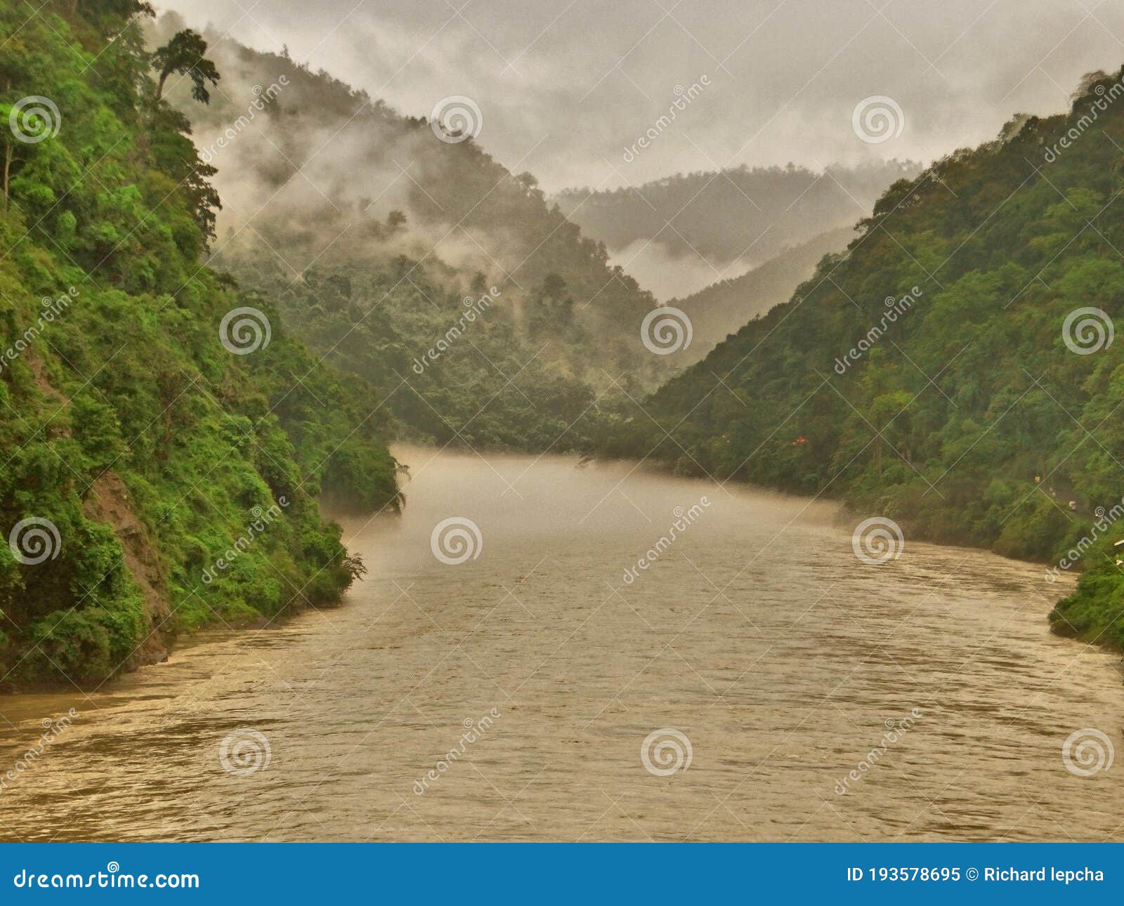Teesta River Location Teesta West Bengal Stock Image - Image of river ...
