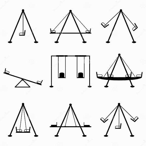 Teeter Vector Illustration Collection of Symbols Stock Vector ...
