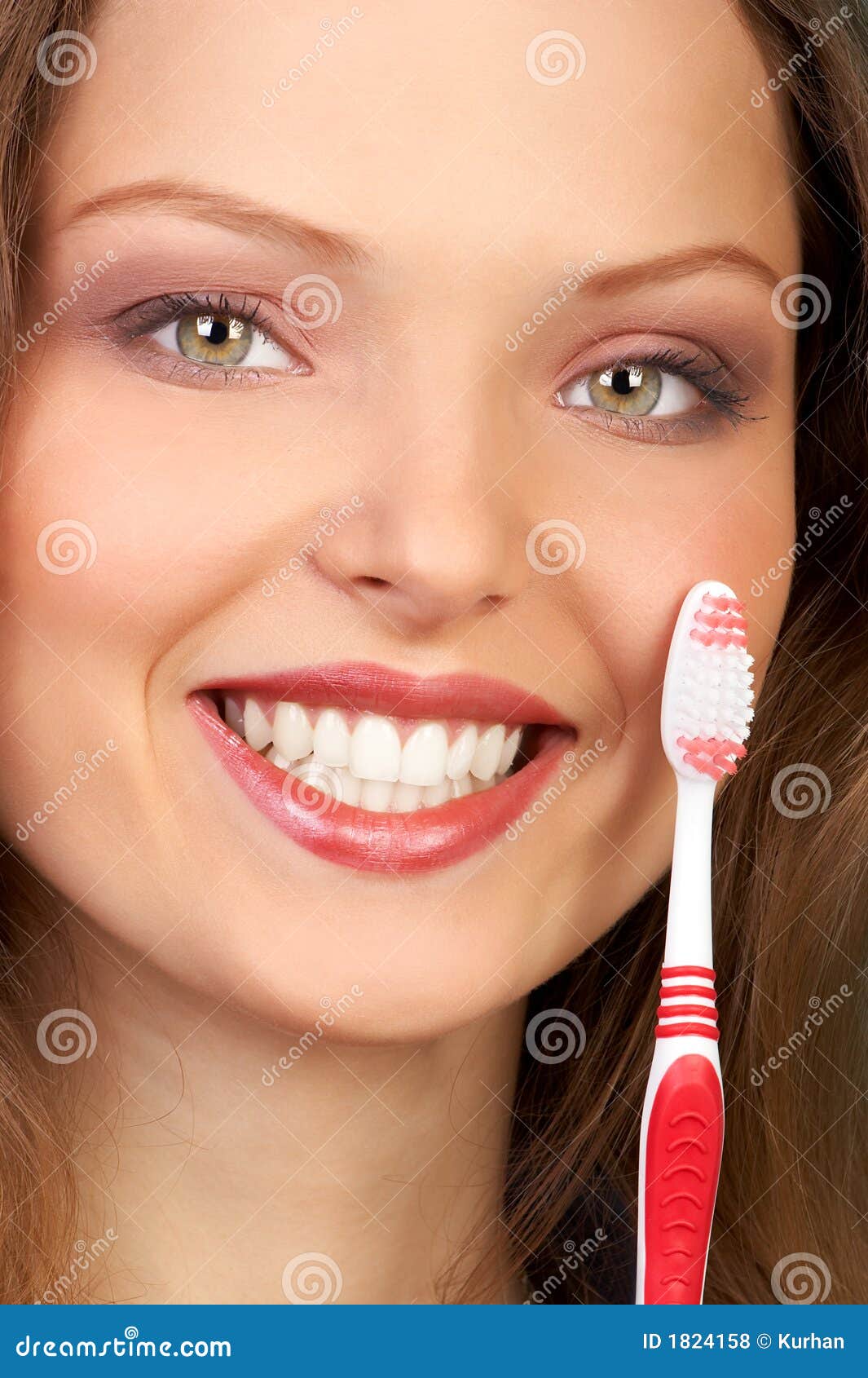Teeth stock photo. Image of feminine, girl, perfect, fresh - 1824158