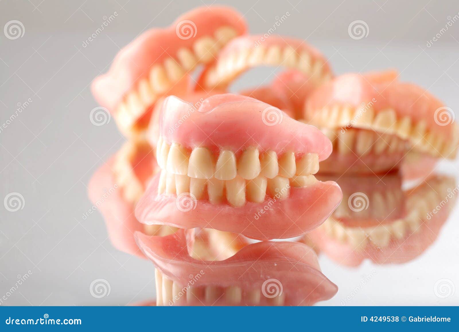 Teeth stock photo. Image of dentist, artificial, dental - 4249538