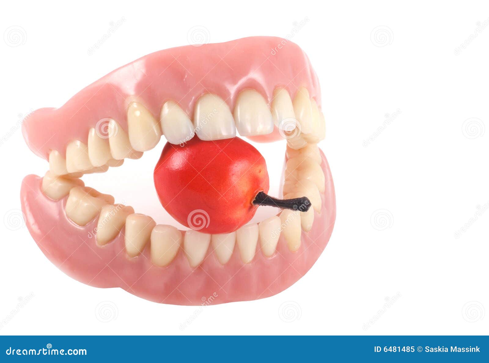 Teeth and apple. stock image. Image of isolated, denture - 6481485