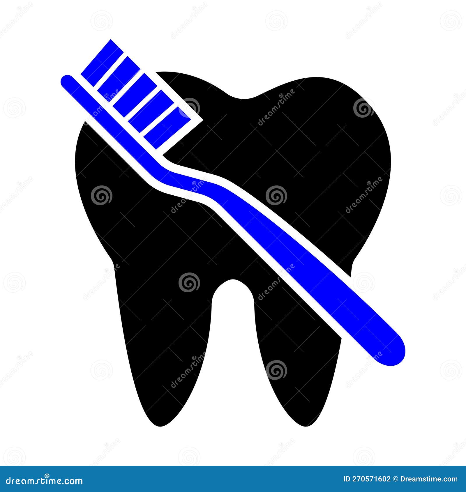 Teeth Cleaning Icon stock vector. Illustration of dentist - 270571602