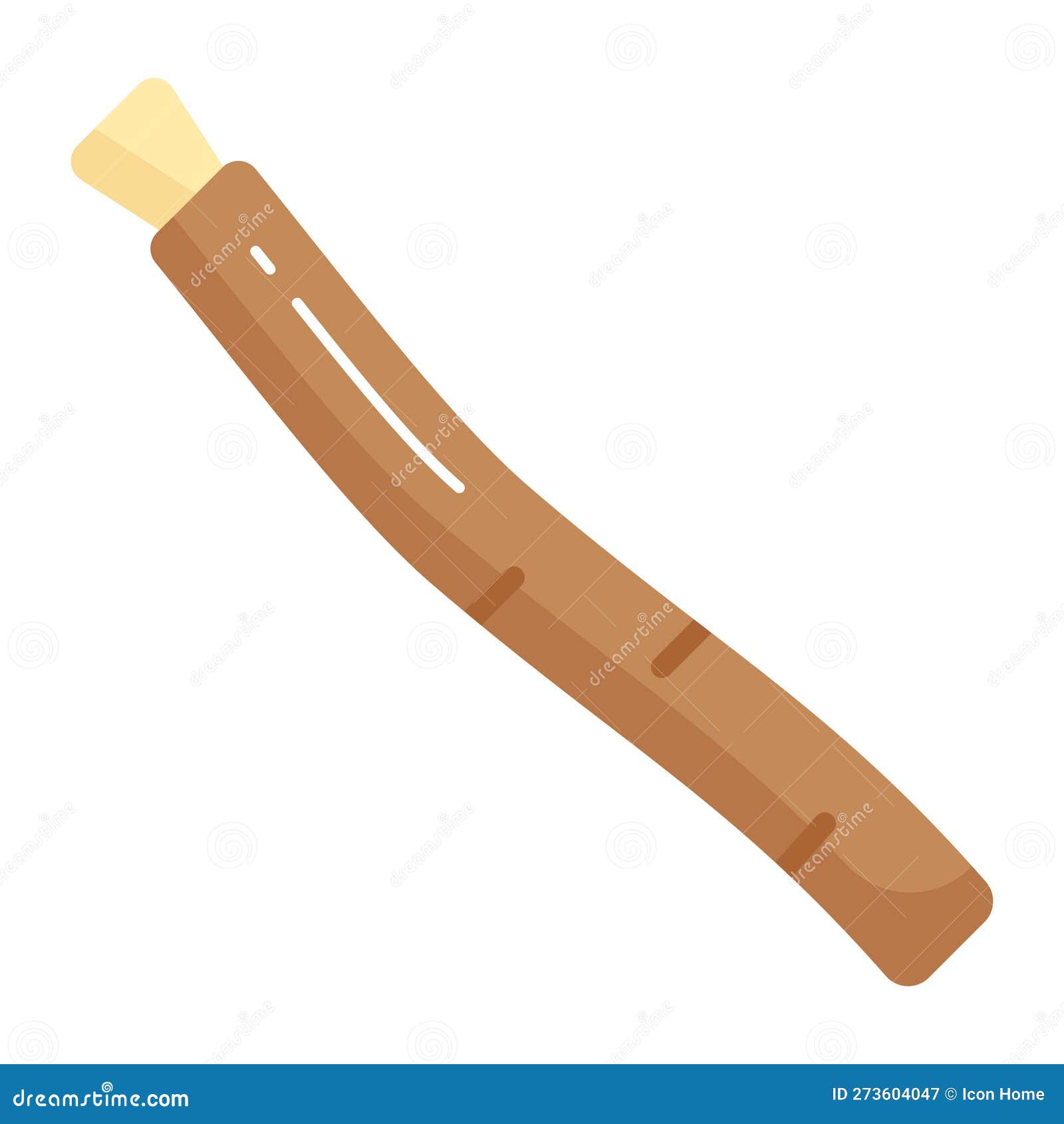 Teeth Cleaning Twig, Modern Vector of Miswak in Editable Style Stock ...