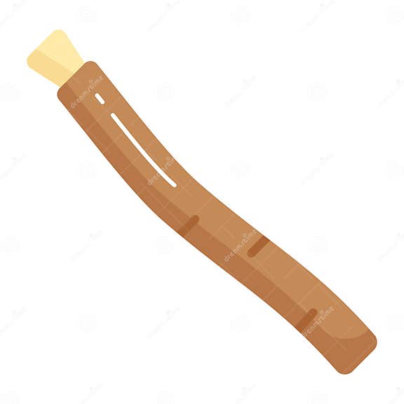 Teeth Cleaning Twig, Modern Vector of Miswak in Editable Style Stock ...