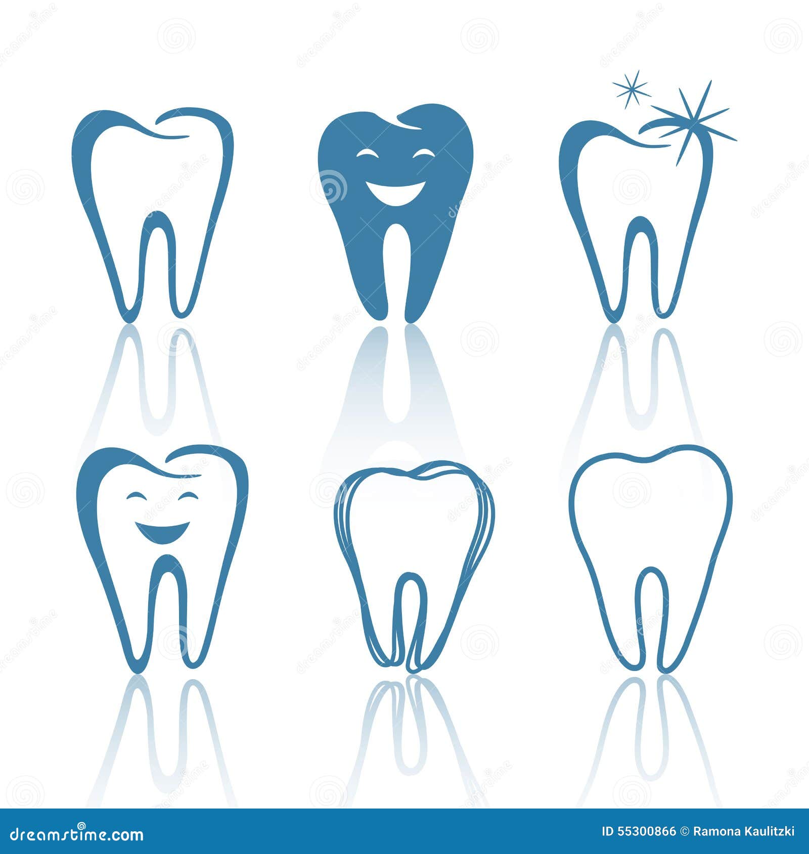 Teeth Designs stock illustration. Illustration of care - 55300866