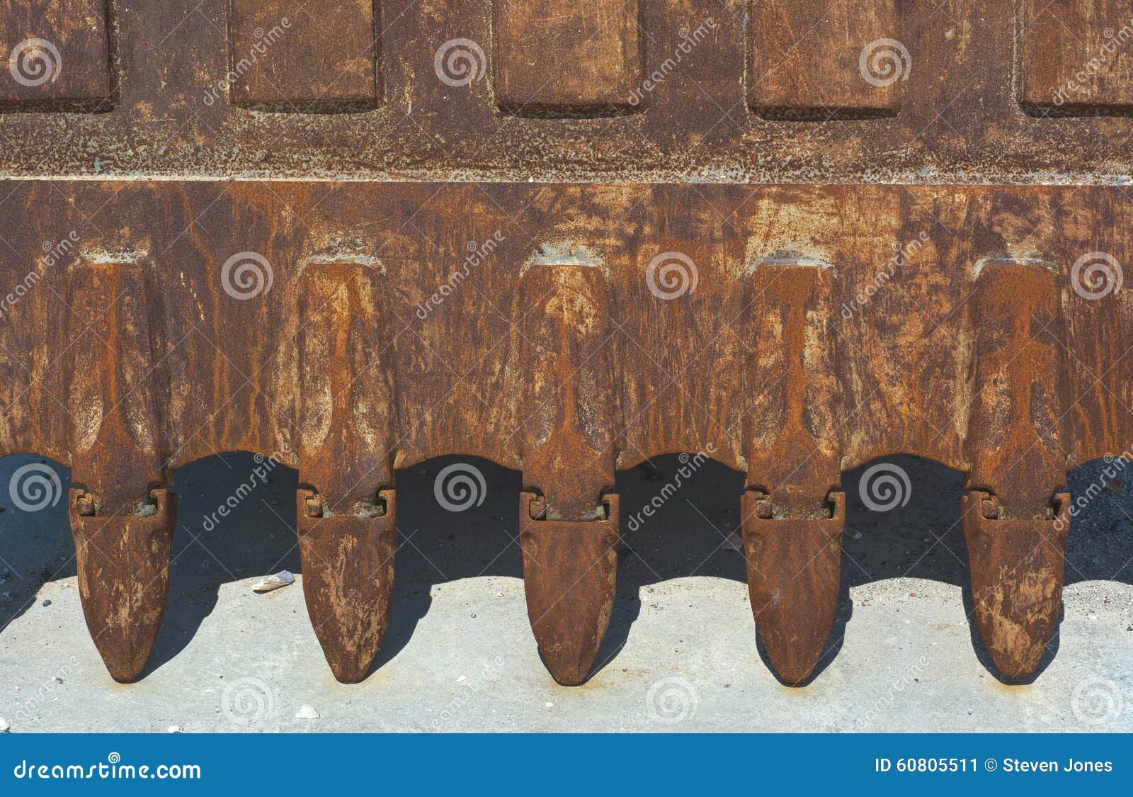 Teeth Of Excavator Bucket Royalty-Free Stock Photography ...