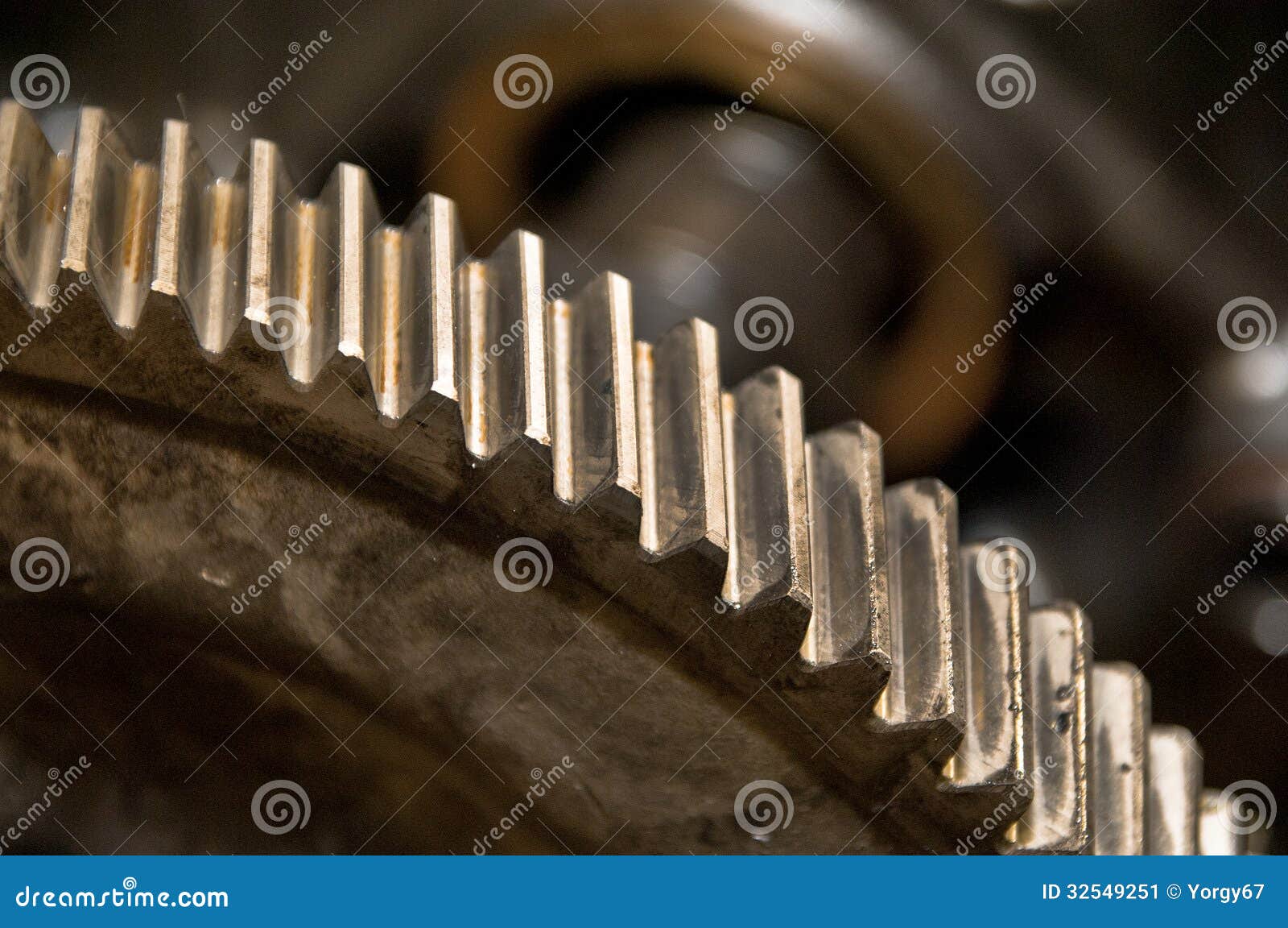 The Teeth of a Gear Wheel stock image. Image of moto - 32549251