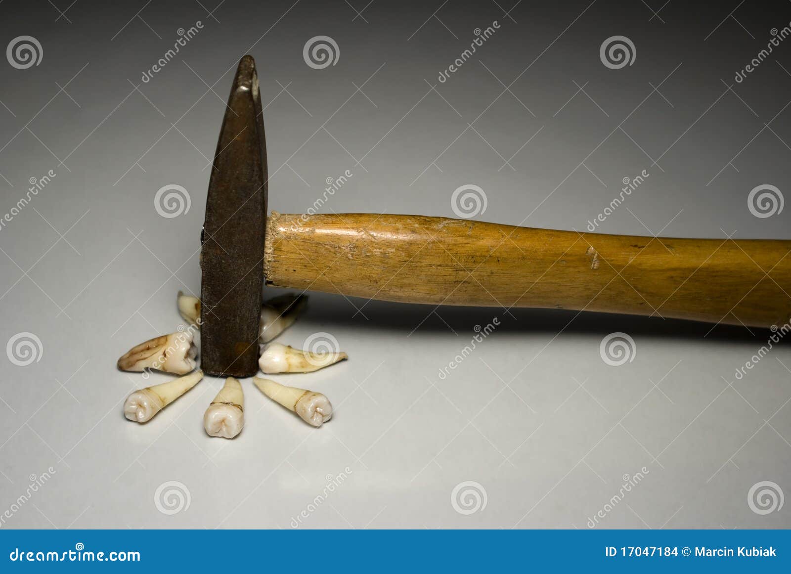 Teeth and hammer stock photo. Image of hammer, sledge - 17047184
