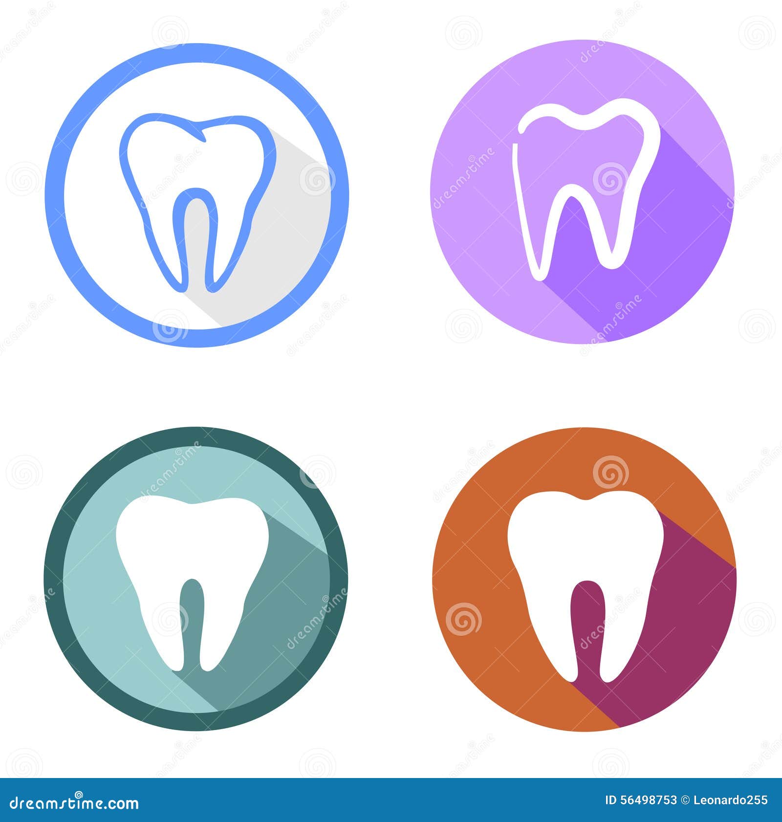 Teeth icon stock vector. Illustration of clean, computer - 56498753