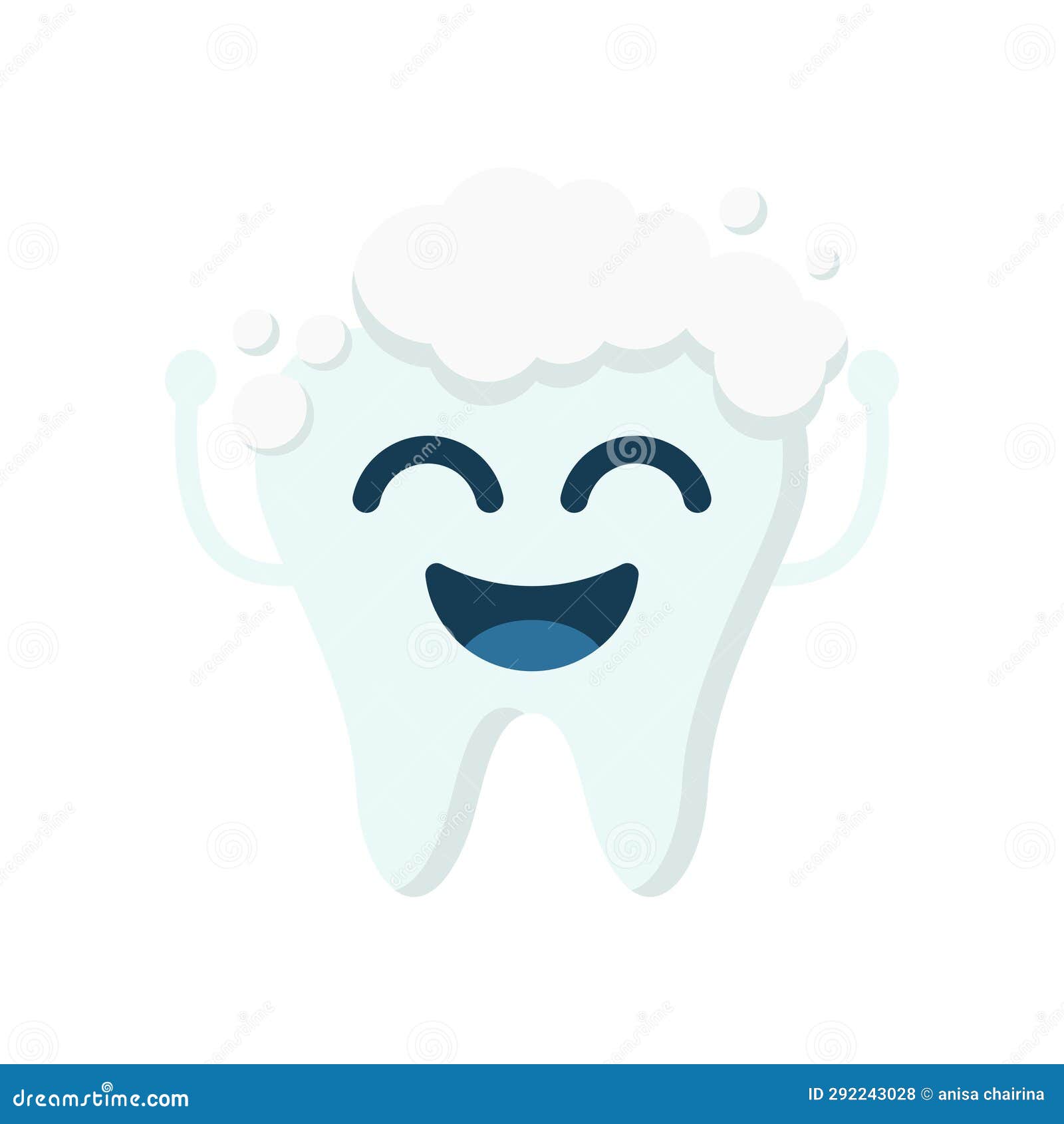 Teeth Mascot Element Vector Design Stock Illustration - Illustration of ...