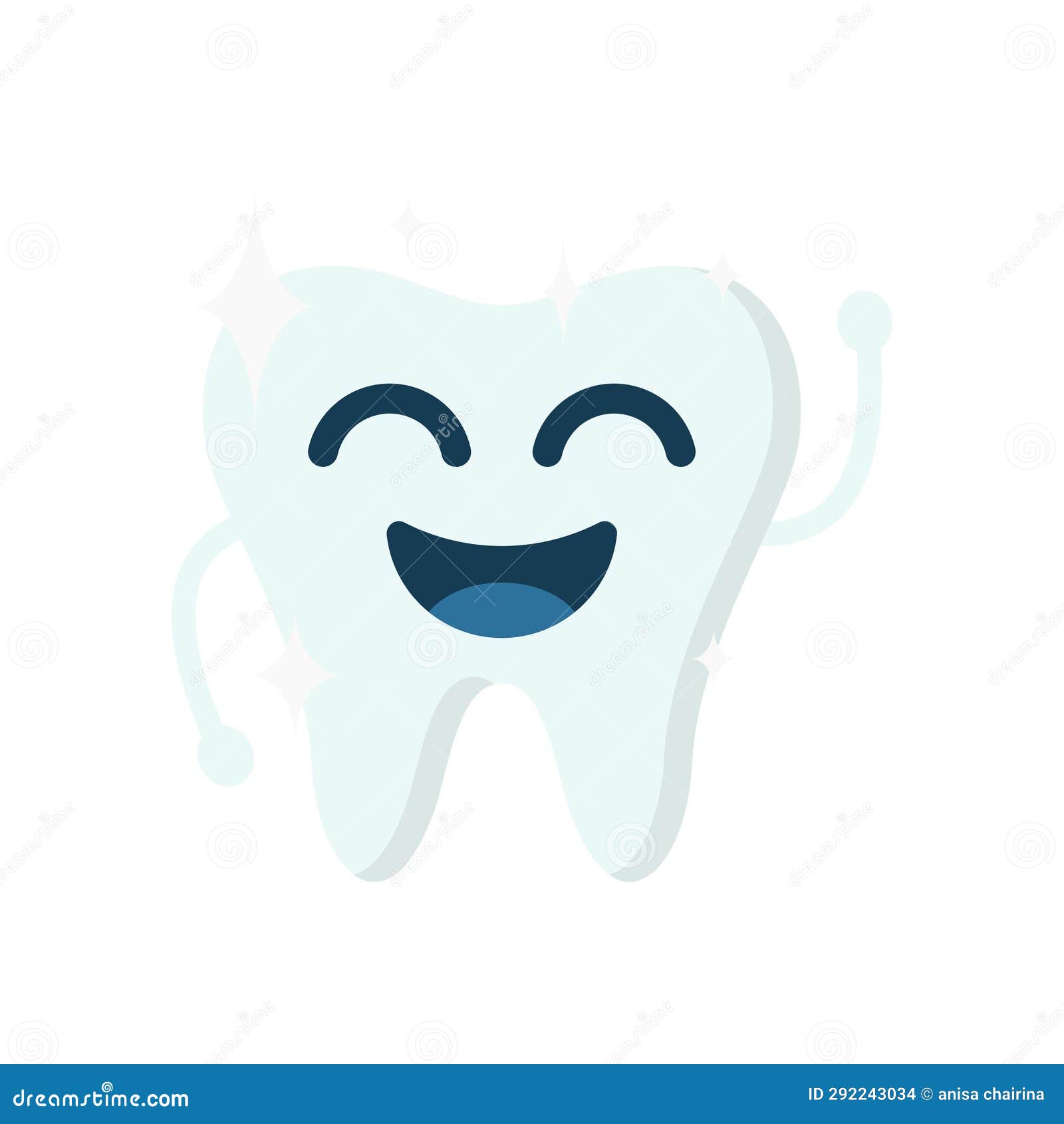 Teeth Mascot Element Vector Design Stock Illustration - Illustration of ...