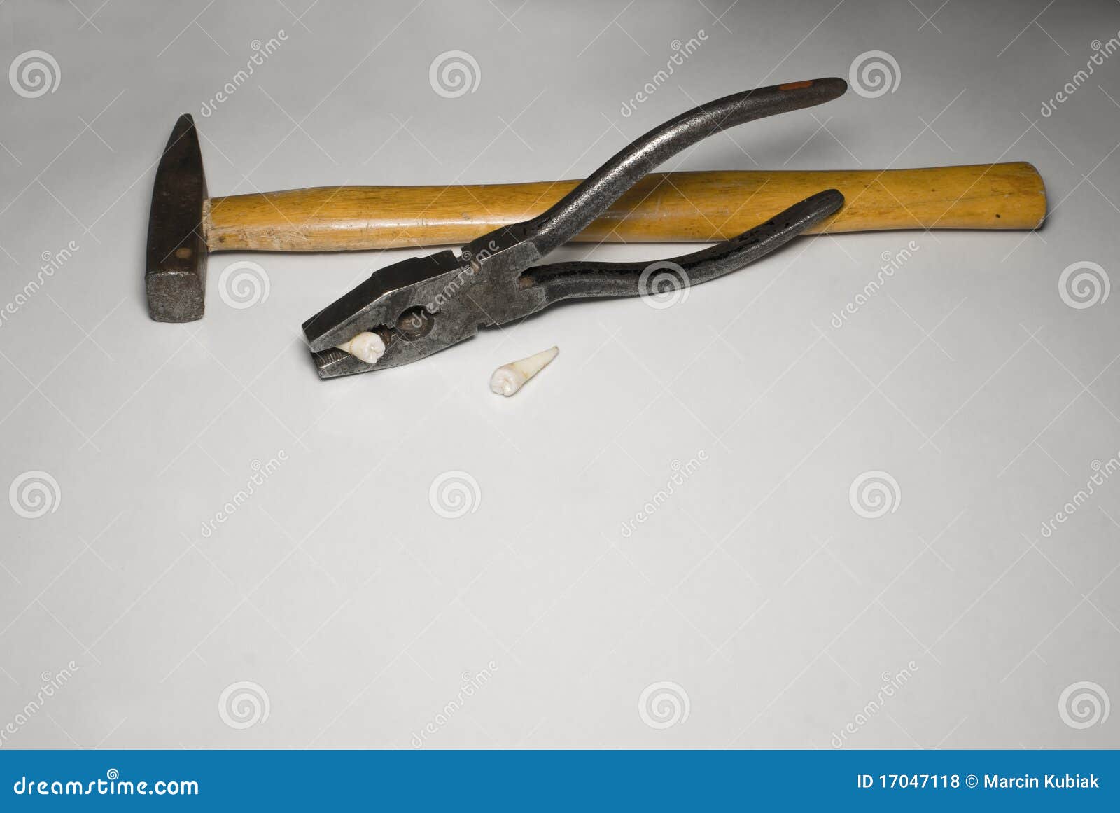 Teeth and mechanic tools stock photo. Image of root, surgeon - 17047118