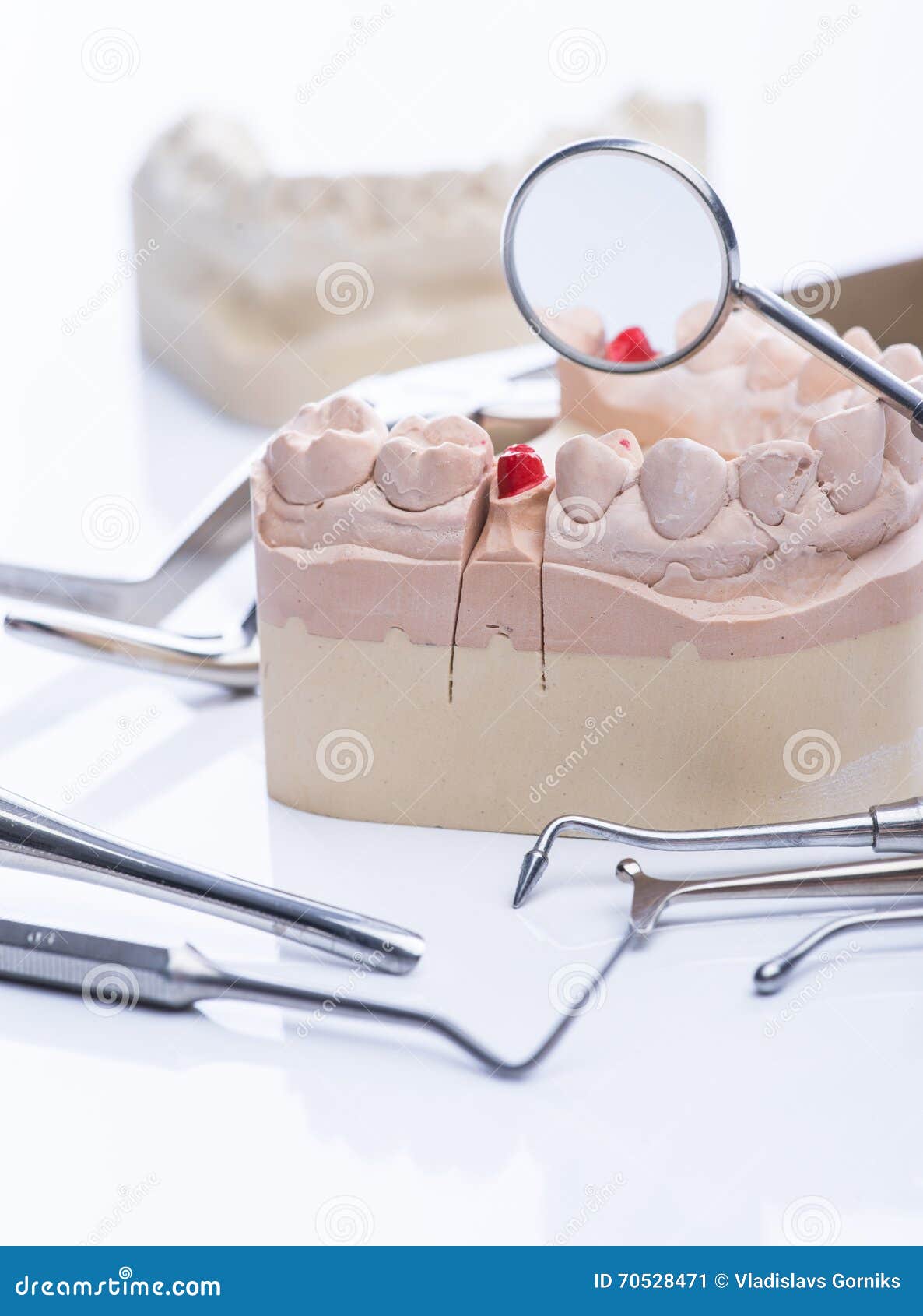 Basic Dental Examination Instruments Set Royalty-Free Stock Photo ...