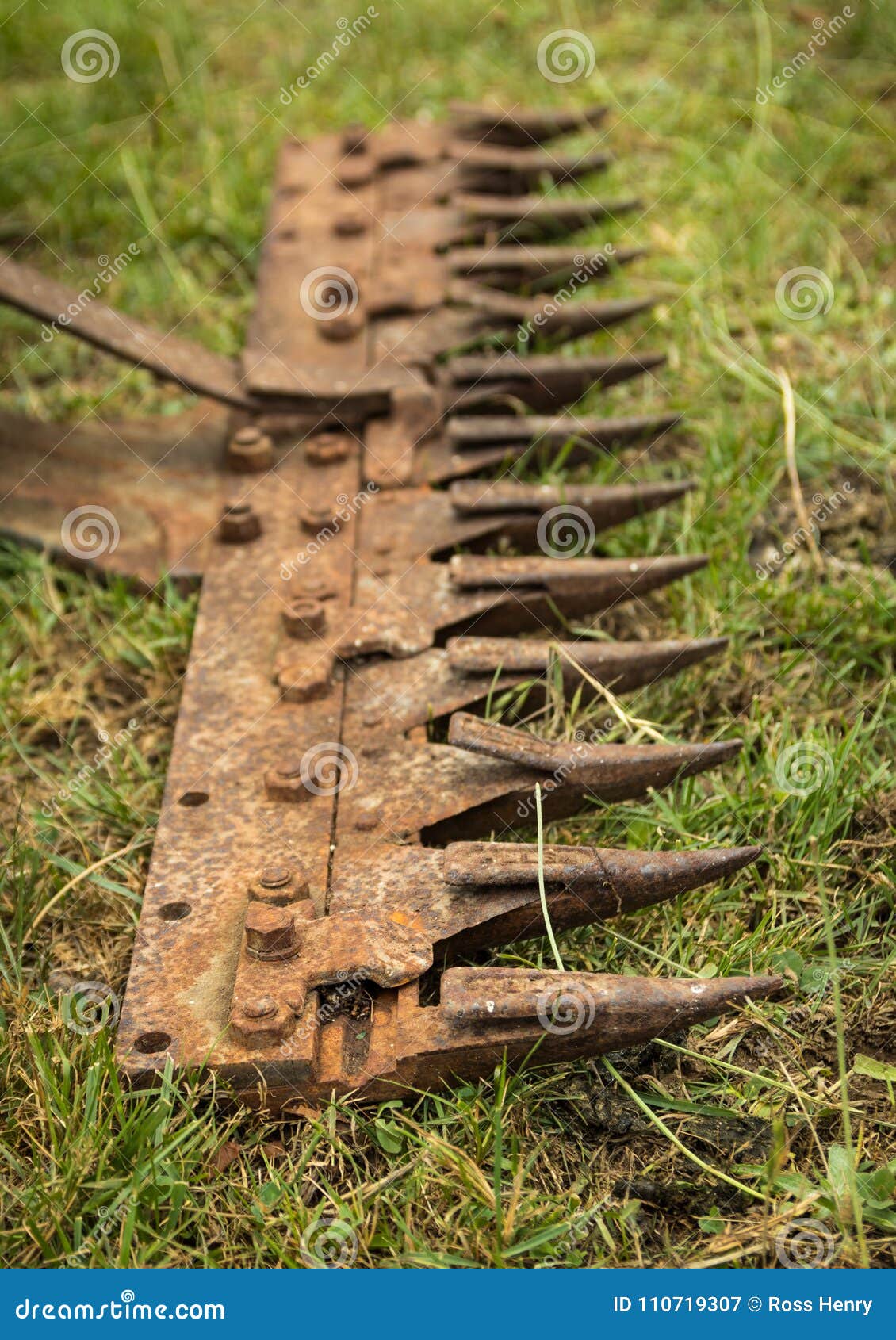 Crop Cutter Bar stock image. Image of history, machine - 110719307