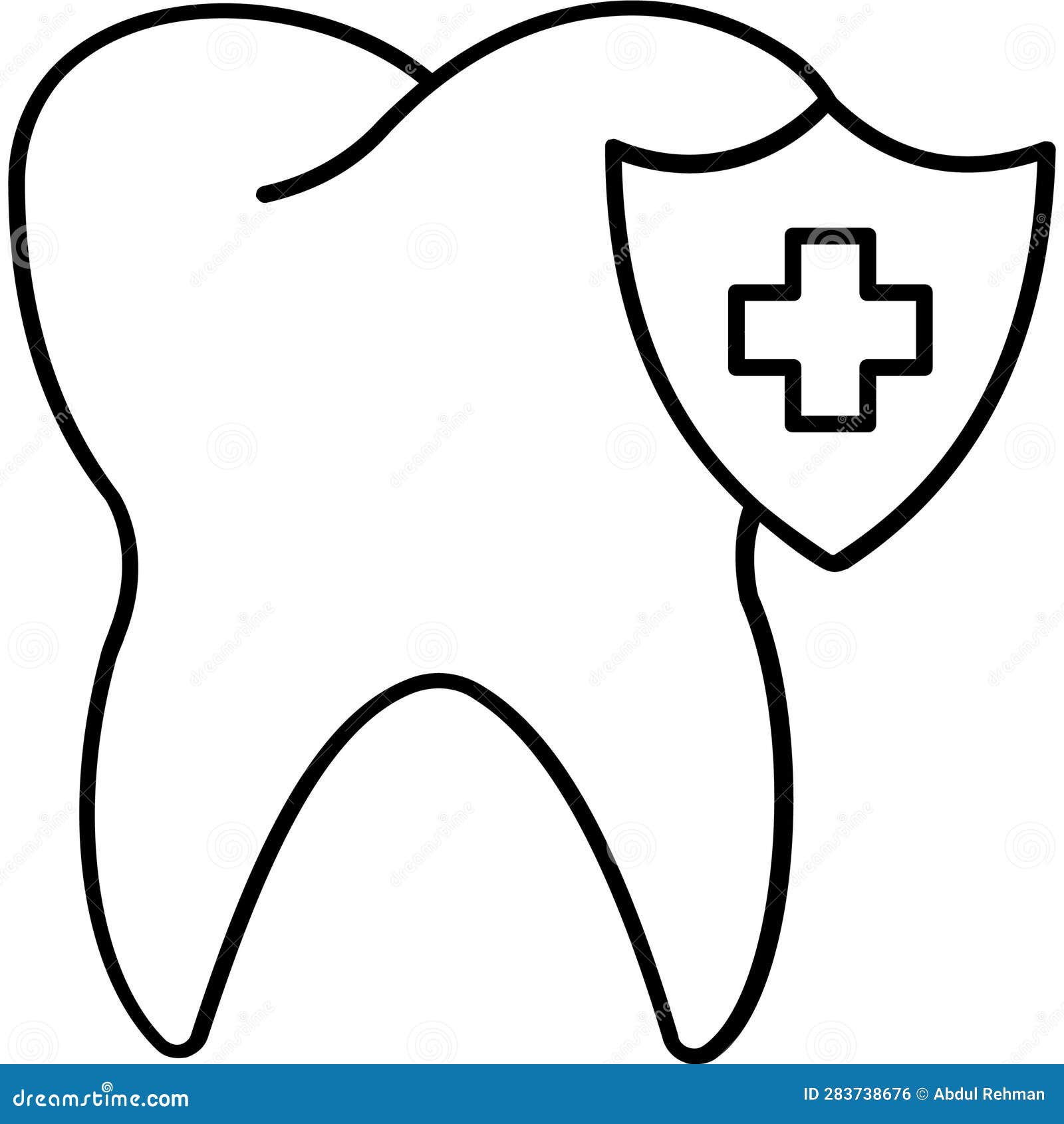 Teeth Outline Vector Icon that Can Easily Edit or Modify. Stock Vector ...