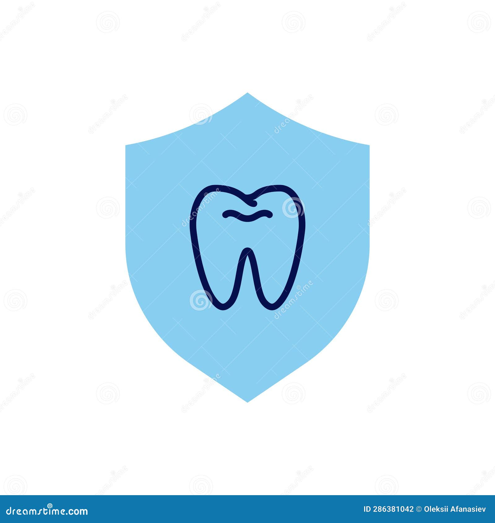 Teeth Protection Icon stock illustration. Illustration of graphic ...