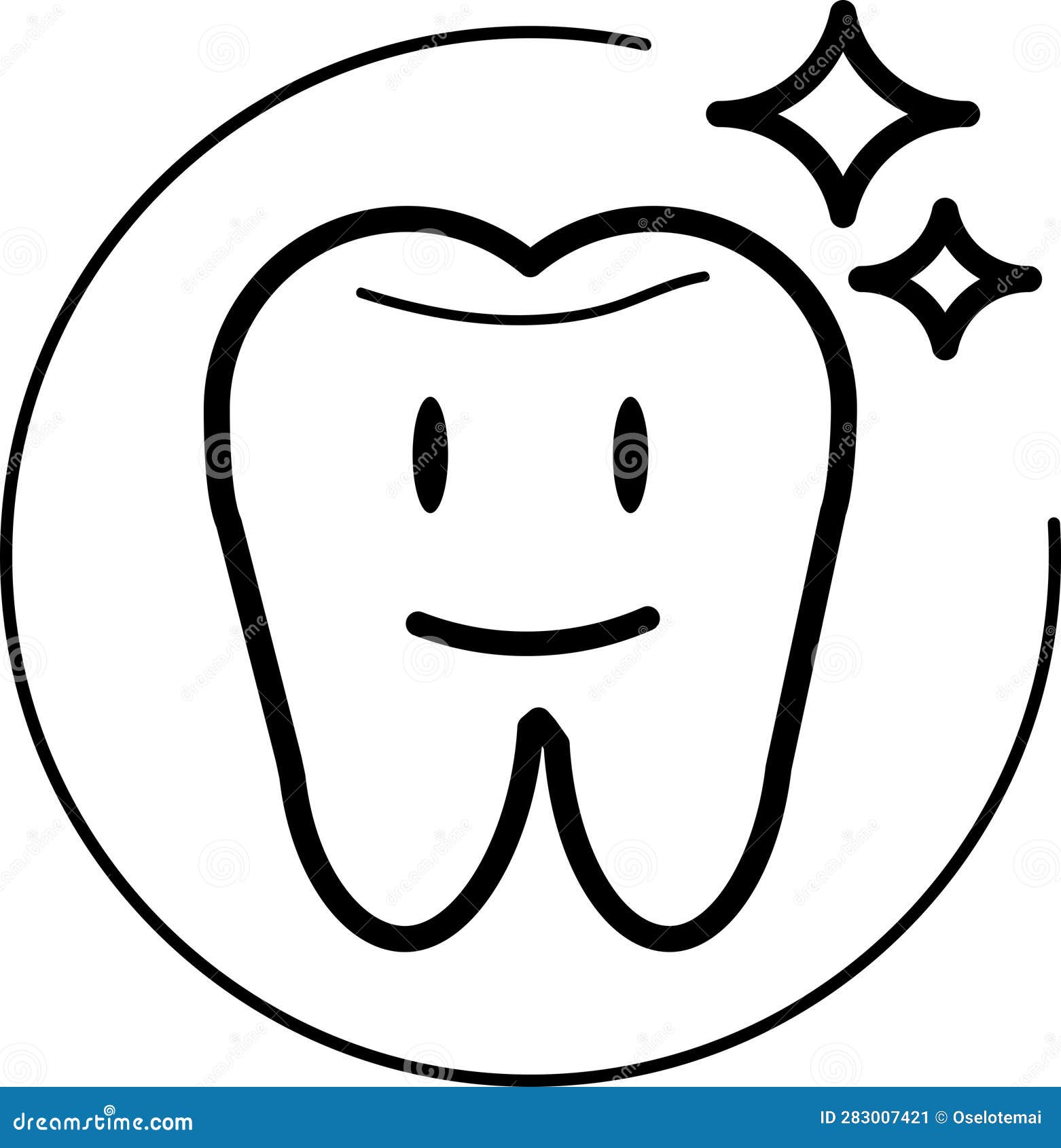 Teeth are Robust ,medicinal Business Concepts, a Line-art Emblem, and ...