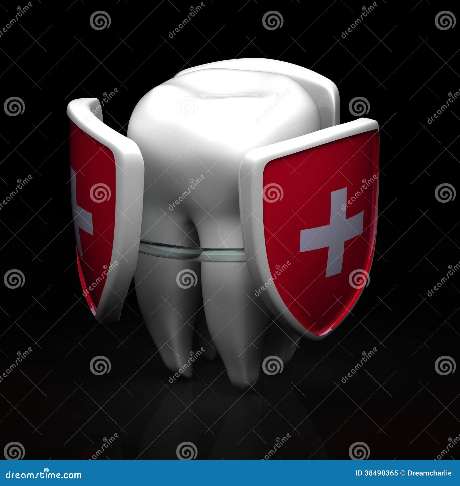 Teeth Shield Protection - 3d Concept High Resolution Image Stock ...