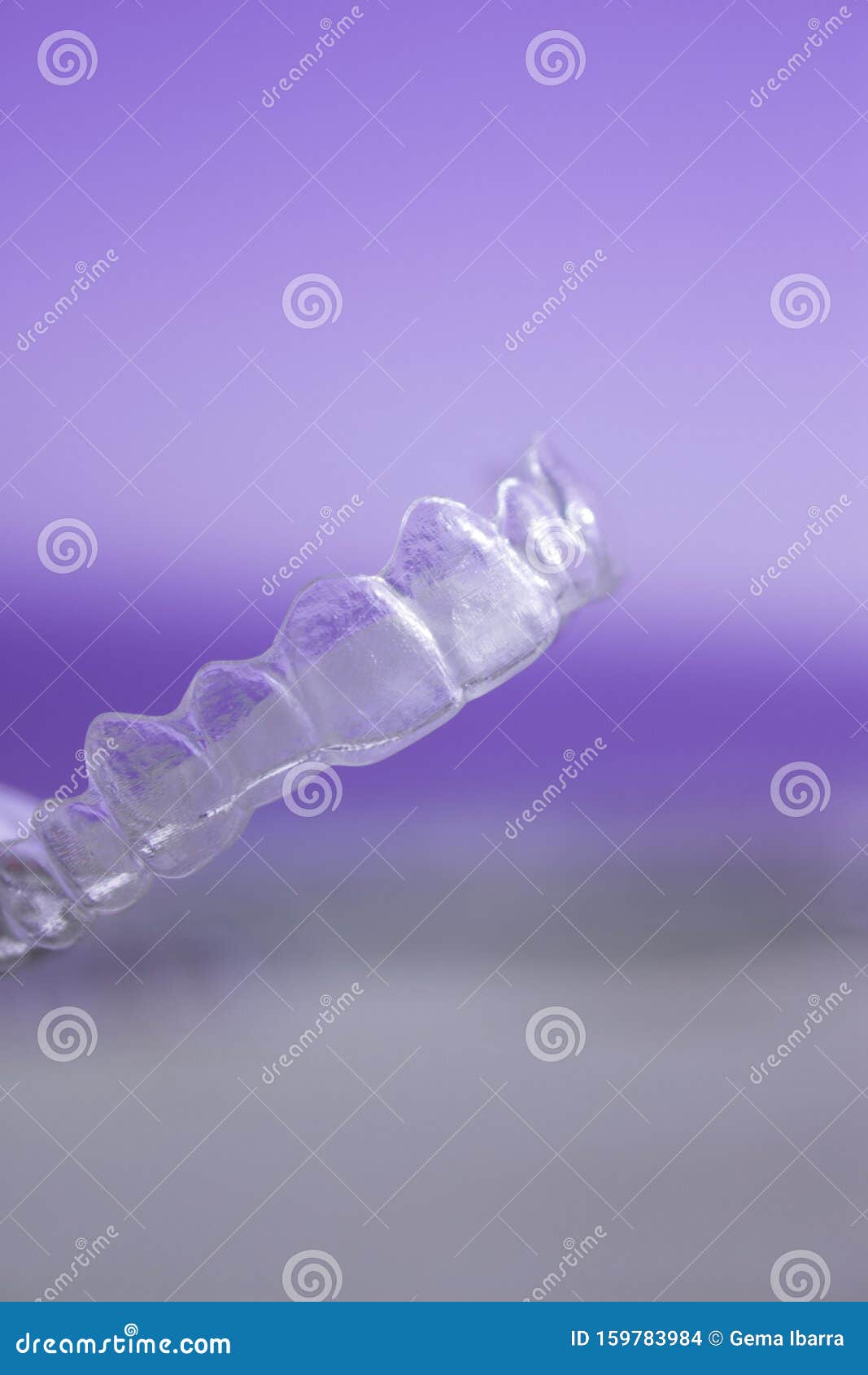 Invisible Tooth Retainer Held by One Hand Stock Photo - Image of ...