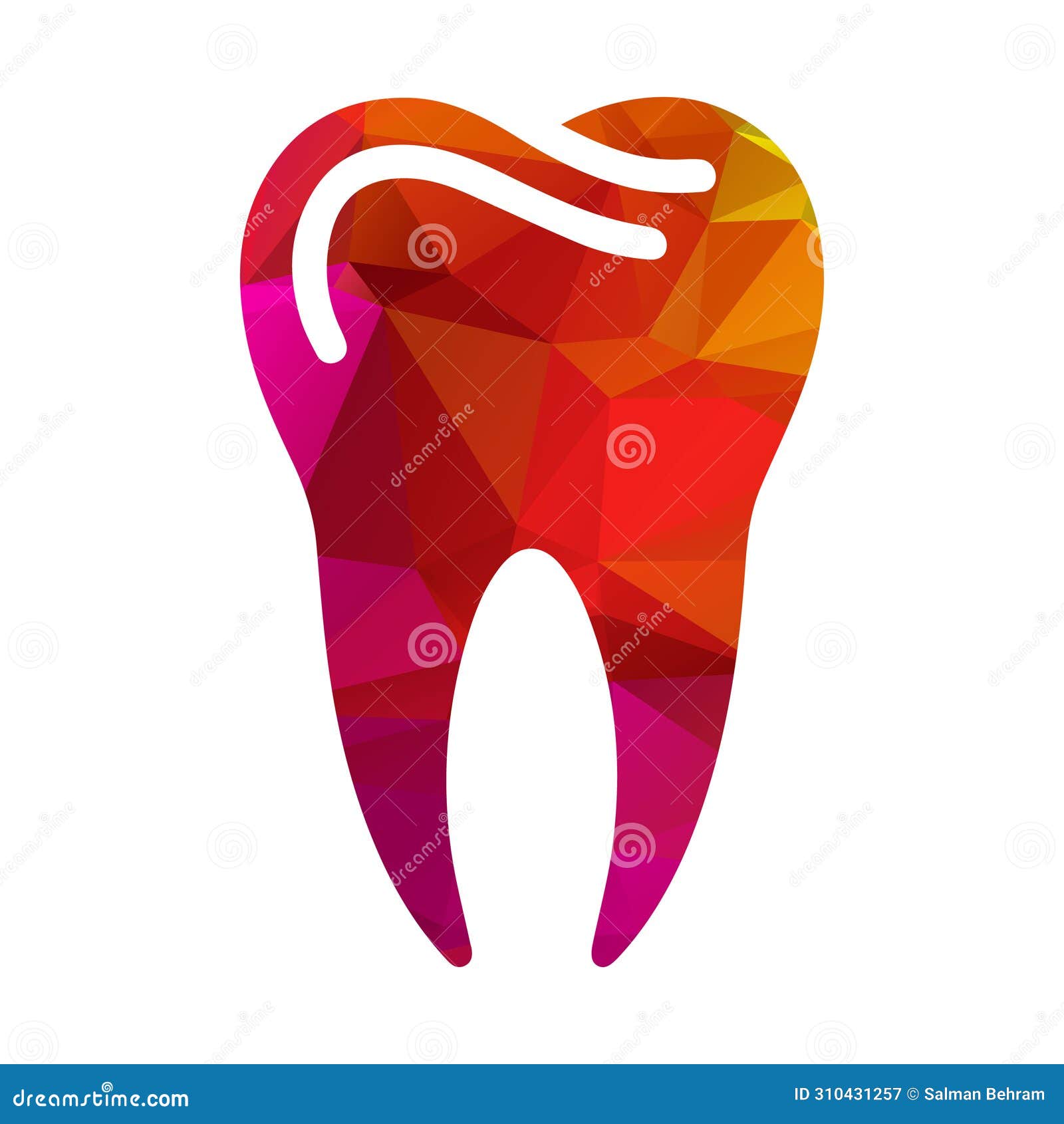 Teeth Tooth Logo Design Vector Illustration Stock Vector - Illustration ...