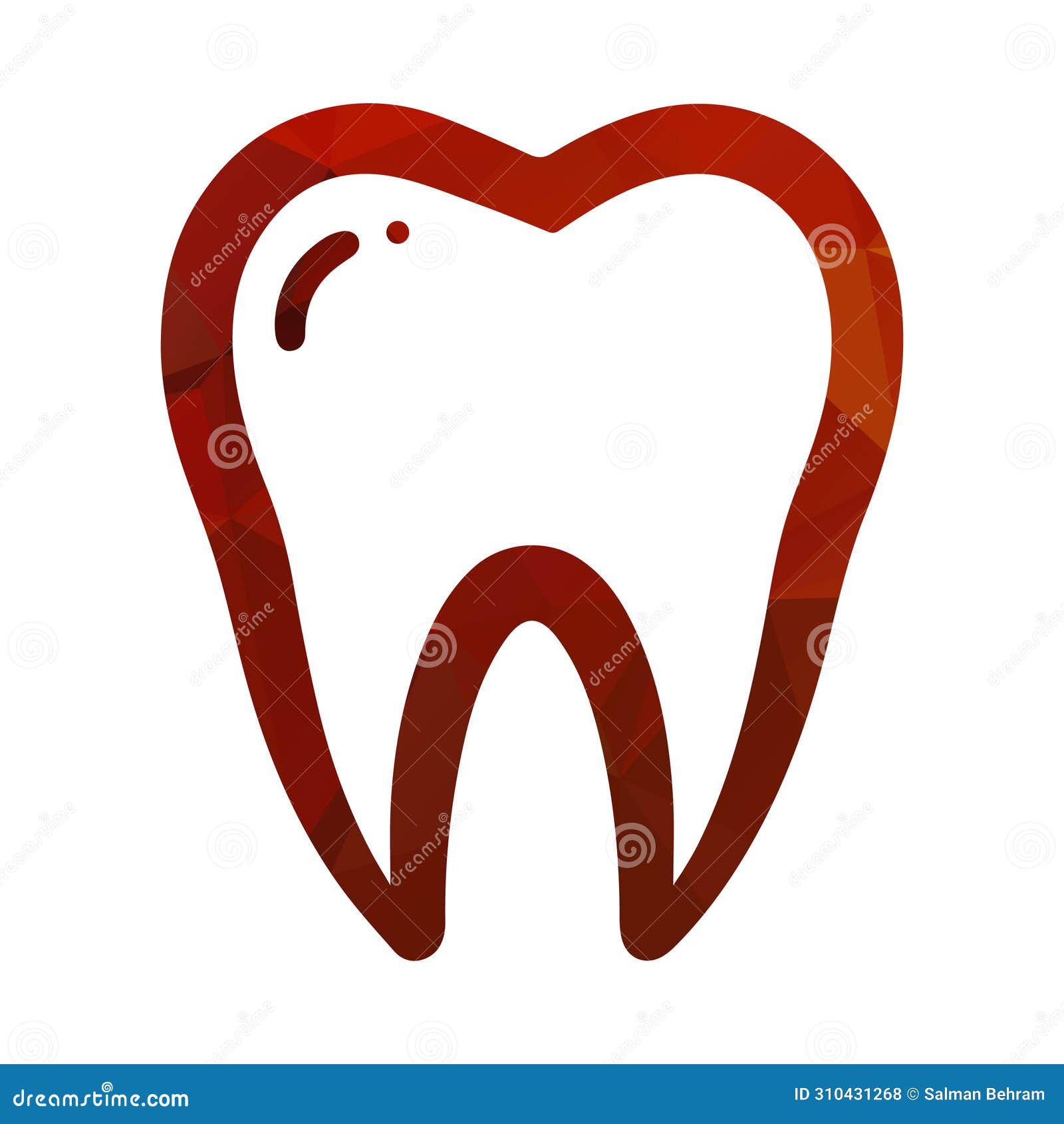 Teeth Tooth Logo Design Vector Illustration Stock Vector - Illustration ...