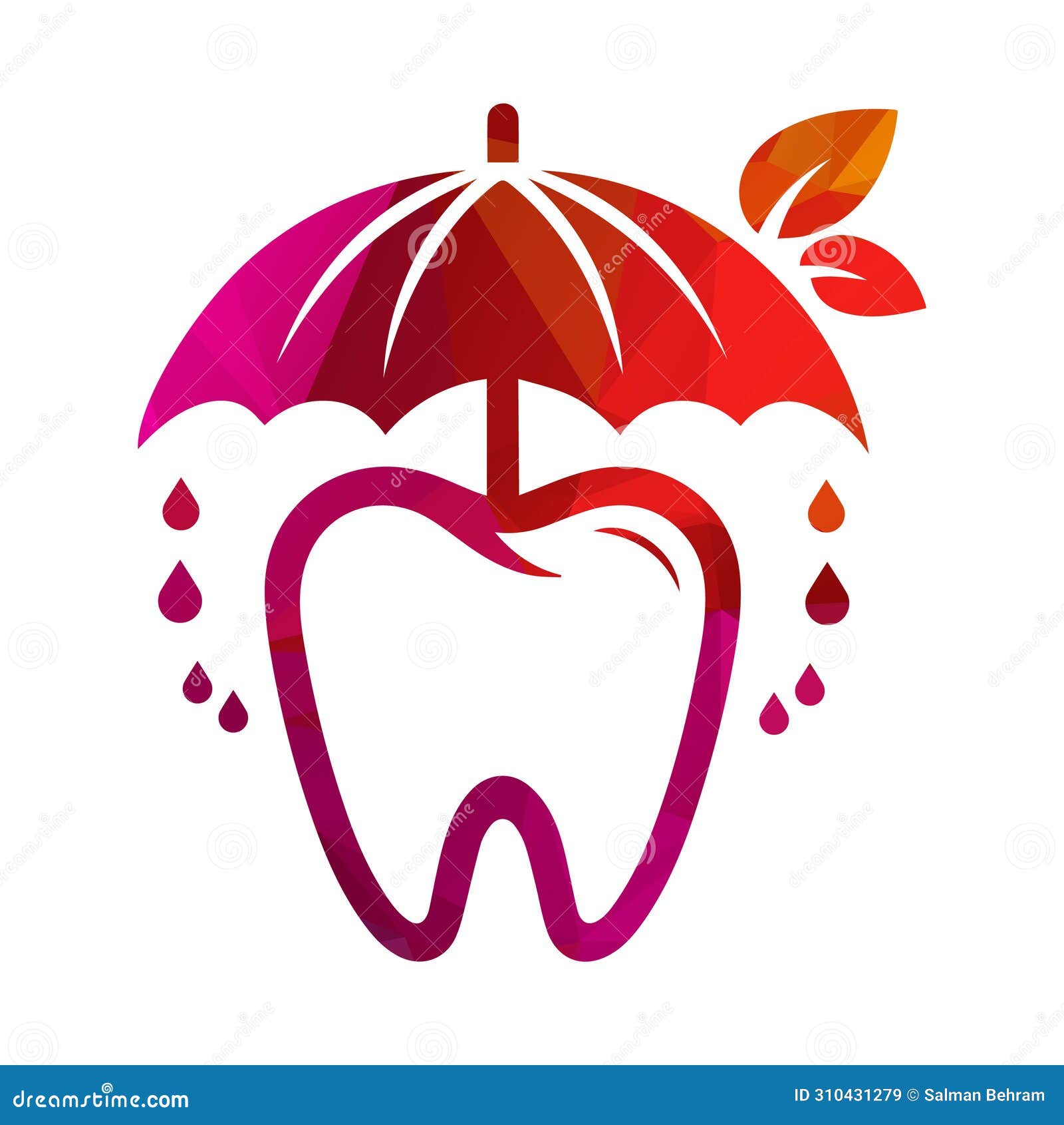 Teeth Tooth Logo Design Vector Illustration Stock Vector - Illustration ...