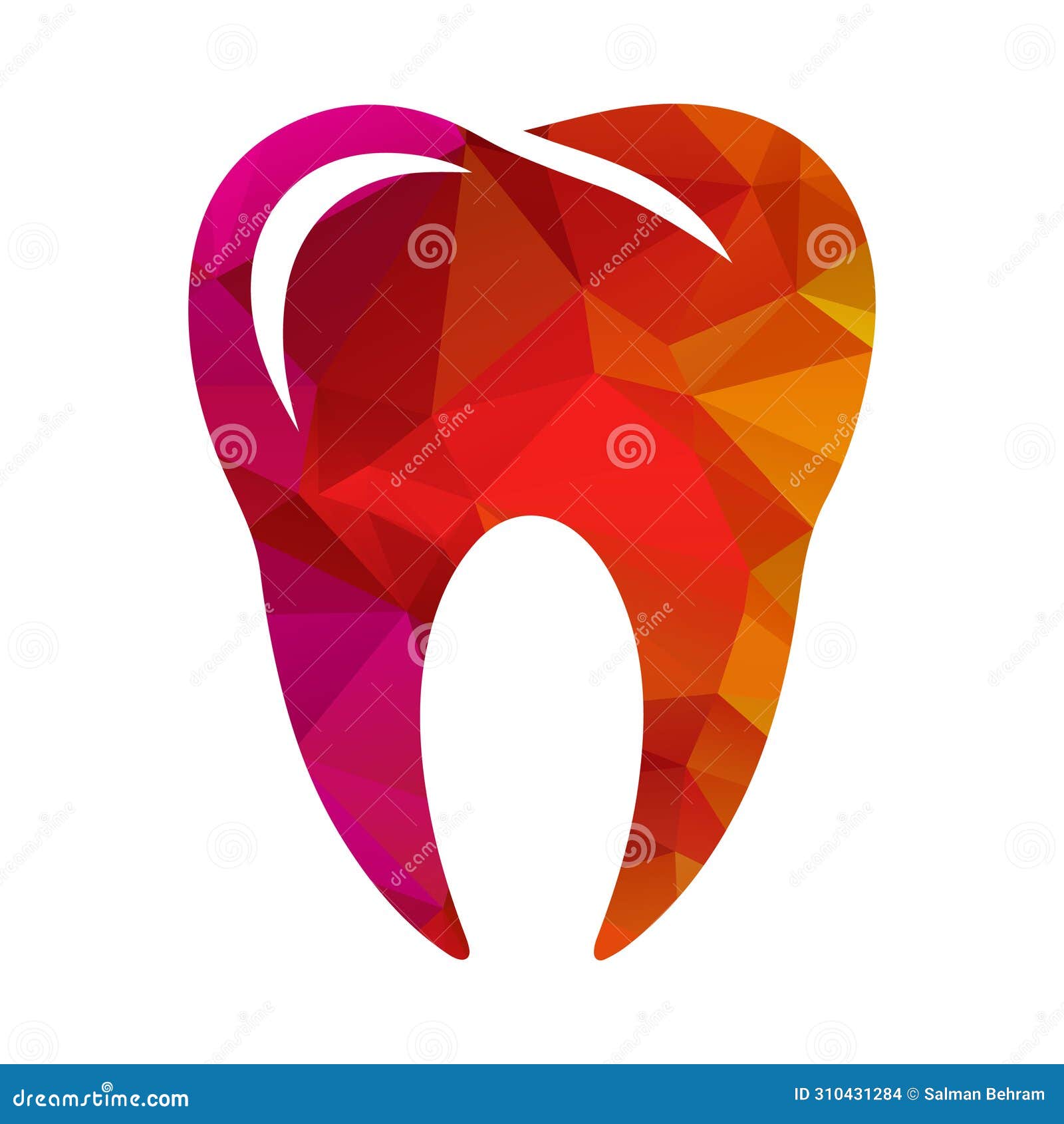 Teeth Tooth Logo Design Vector Illustration Stock Vector - Illustration ...