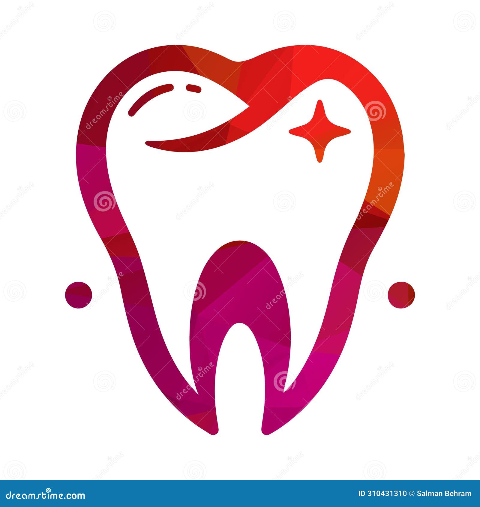 Teeth Tooth Logo Design Vector Illustration Stock Illustration ...