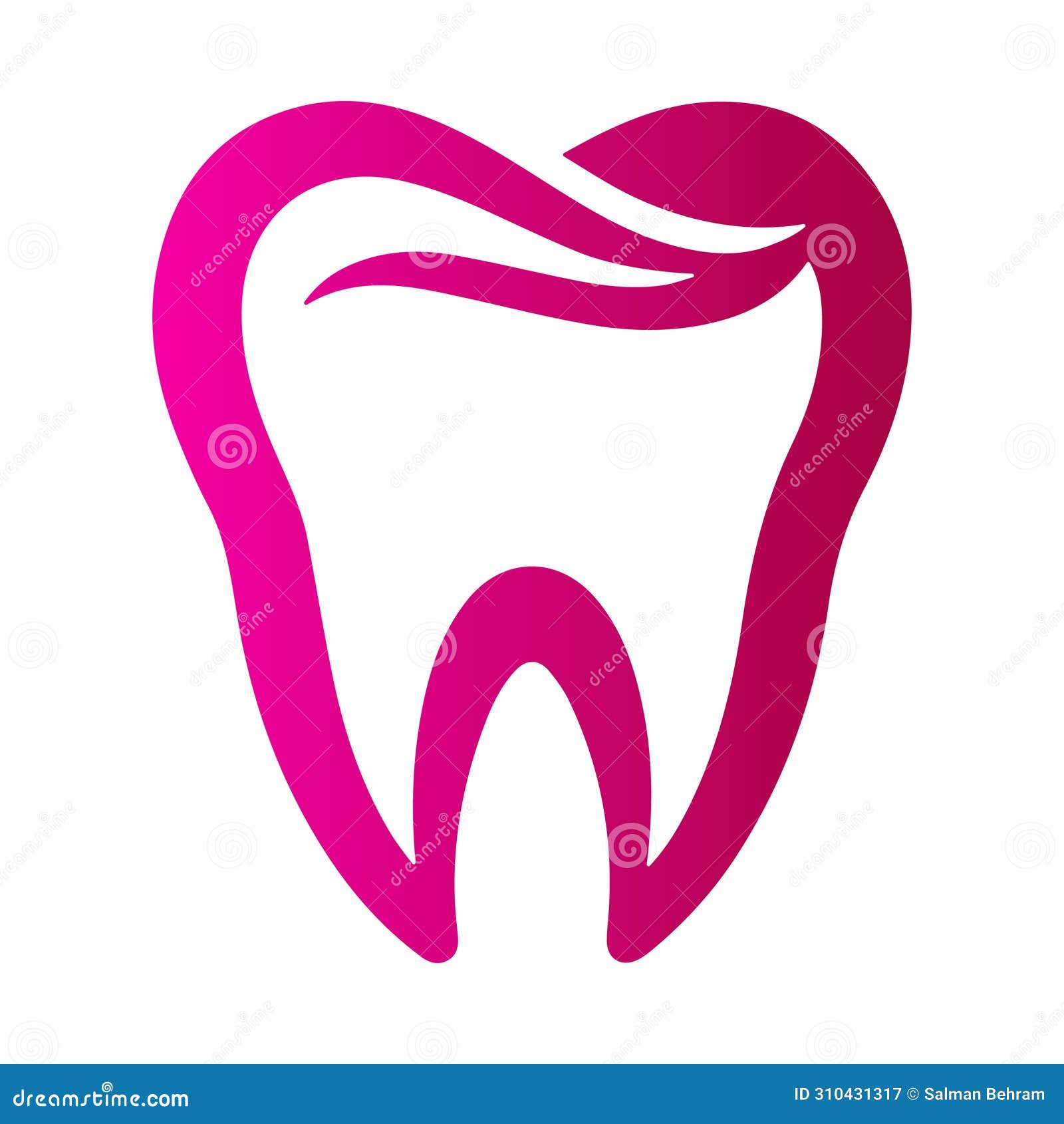 Teeth Tooth Logo Design Vector Illustration Stock Illustration ...