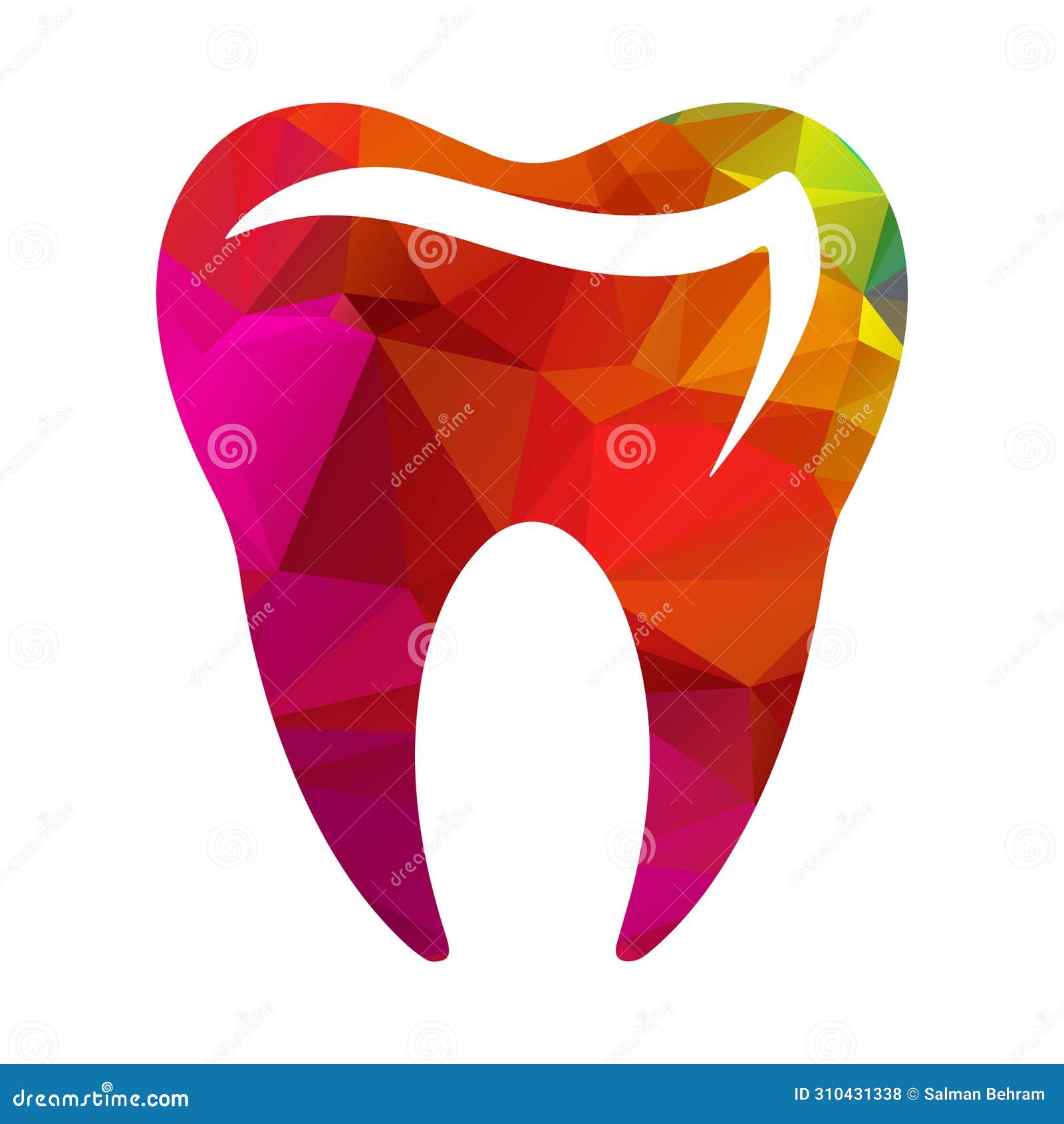 Teeth Tooth Logo Design Vector Illustration Stock Illustration ...