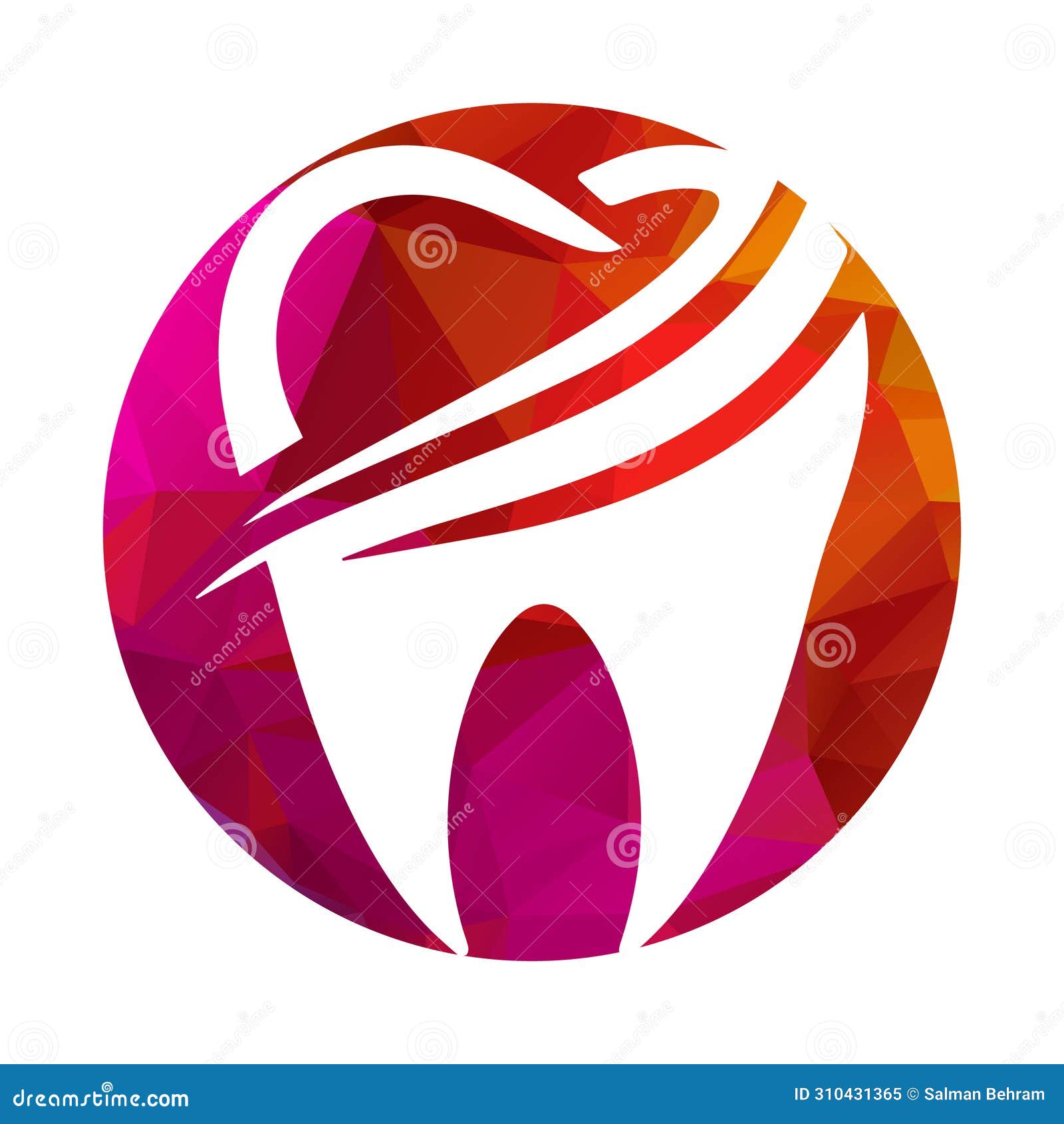 Teeth Tooth Logo Design Vector Illustration Stock Illustration ...