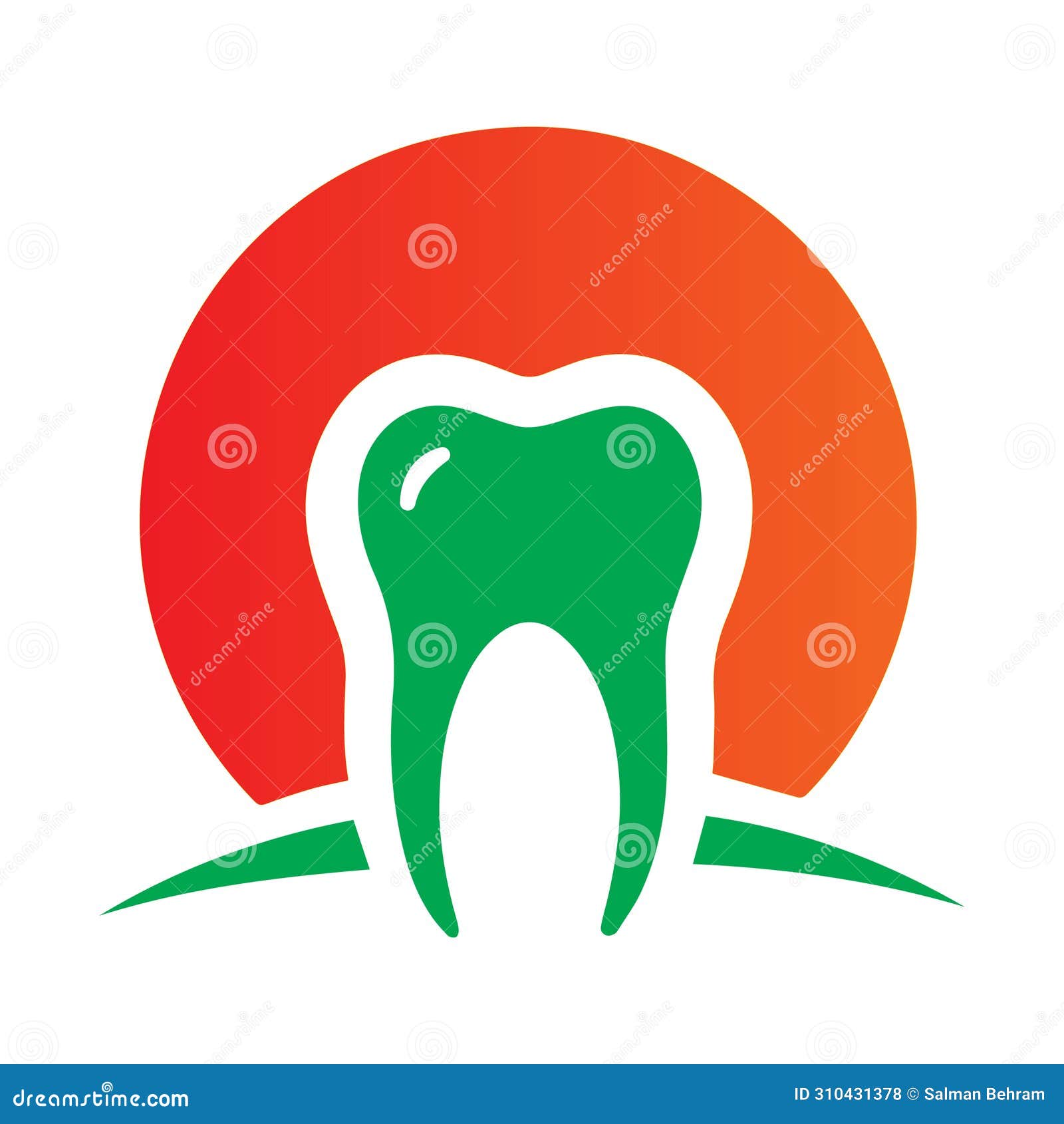 Teeth Tooth Logo Design Vector Illustration Stock Illustration ...