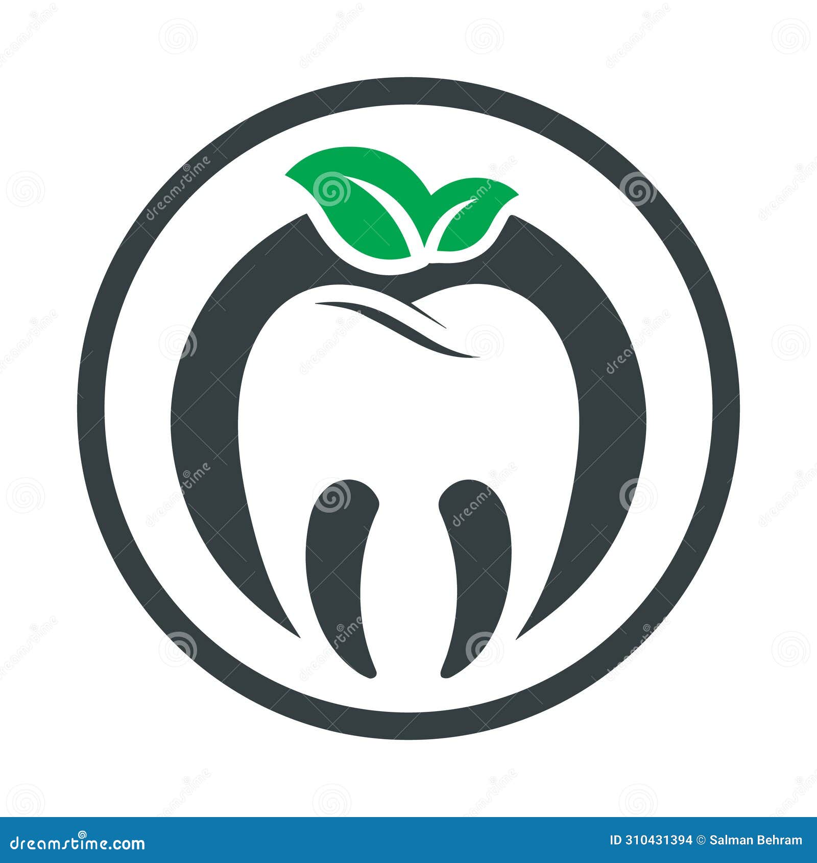 Teeth Tooth Logo Design Vector Illustration Stock Illustration ...