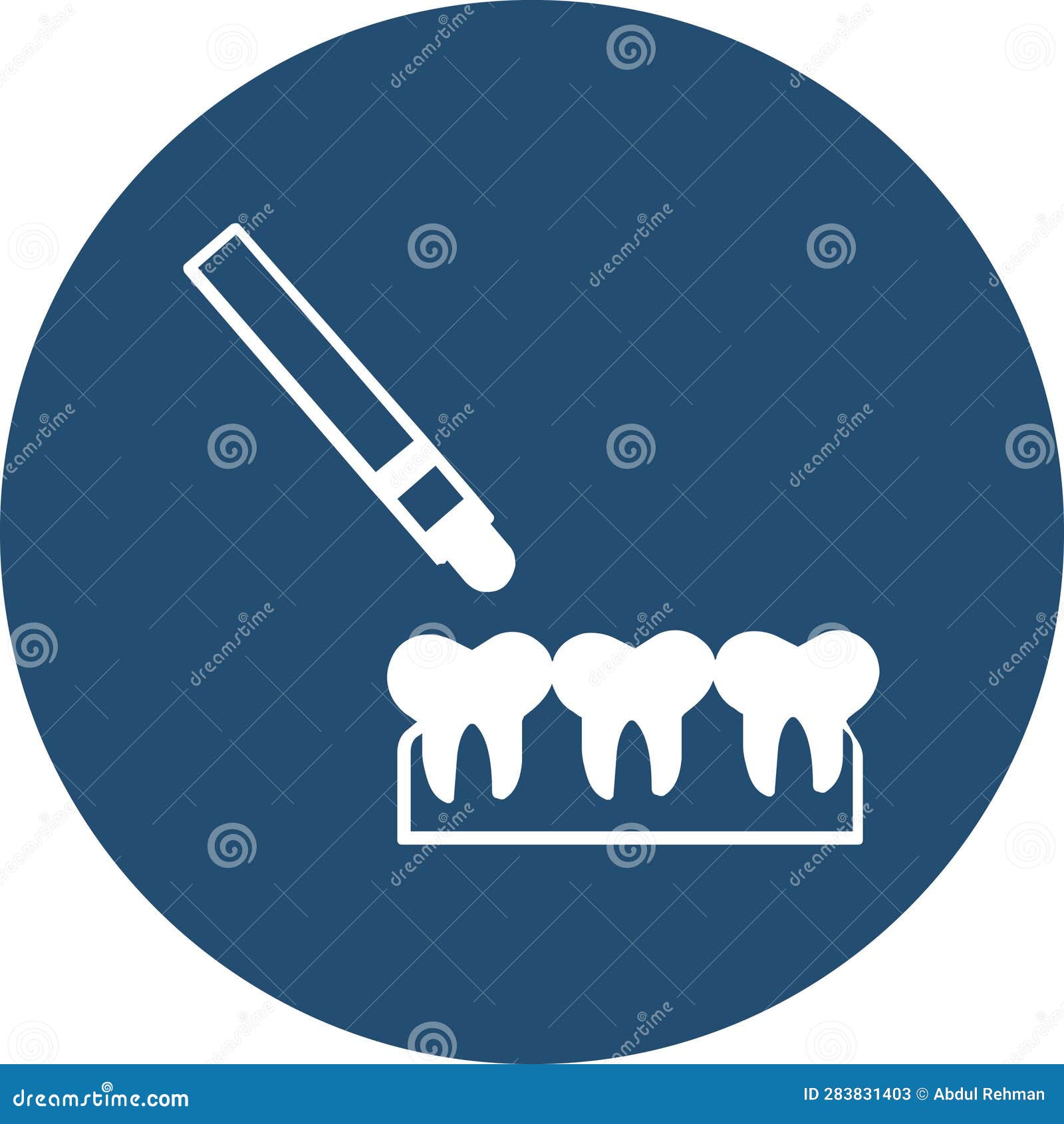 Teeth Whitening Vector Icon with Trendy Background Colors that Can ...