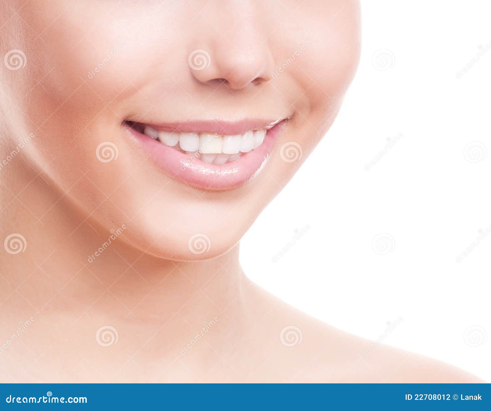Teeth of a woman stock photo. Image of brunette, caucasian - 22708012