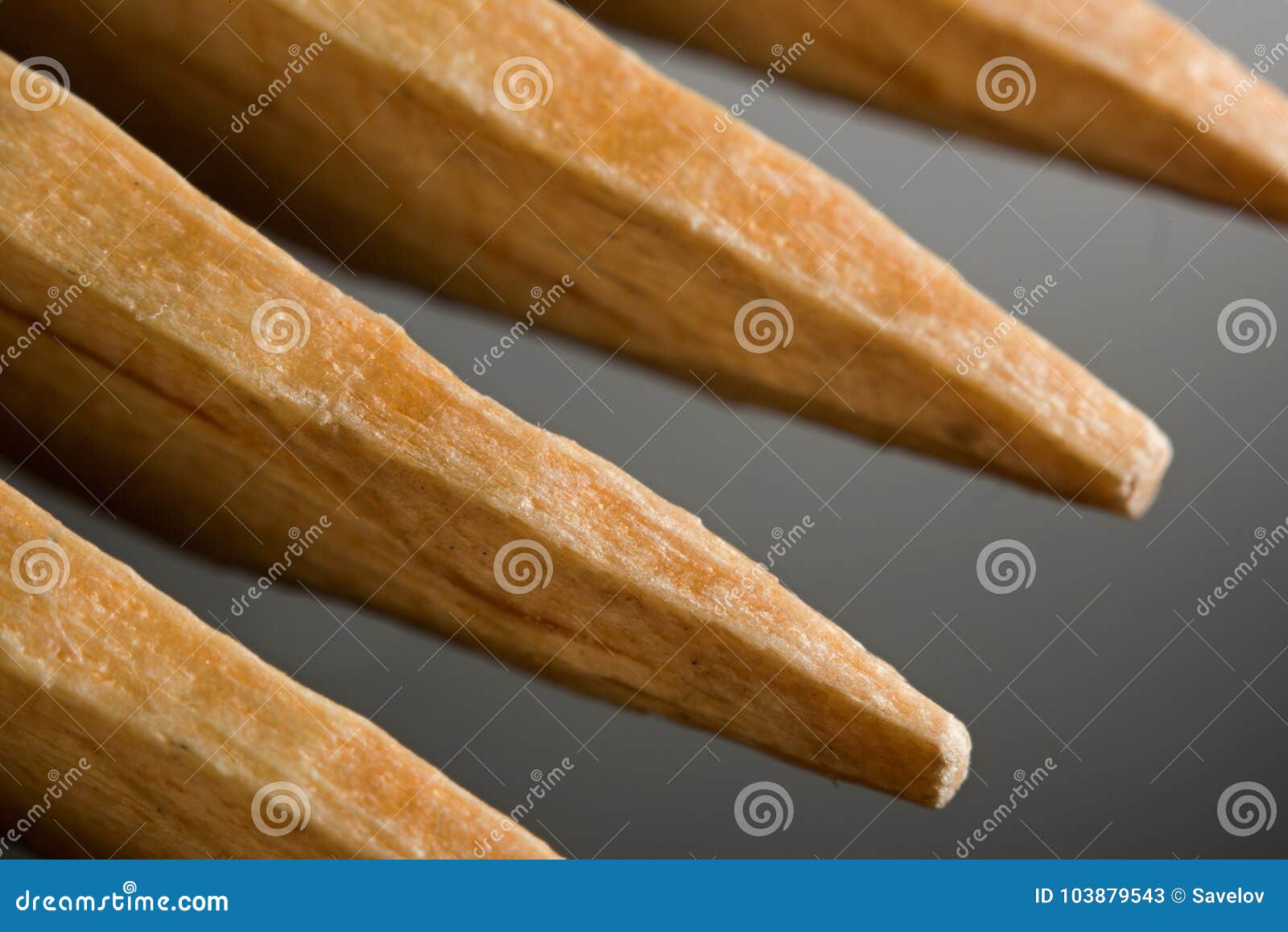 Teeth of a Wooden Comb Macro Stock Image - Image of decorating, close ...