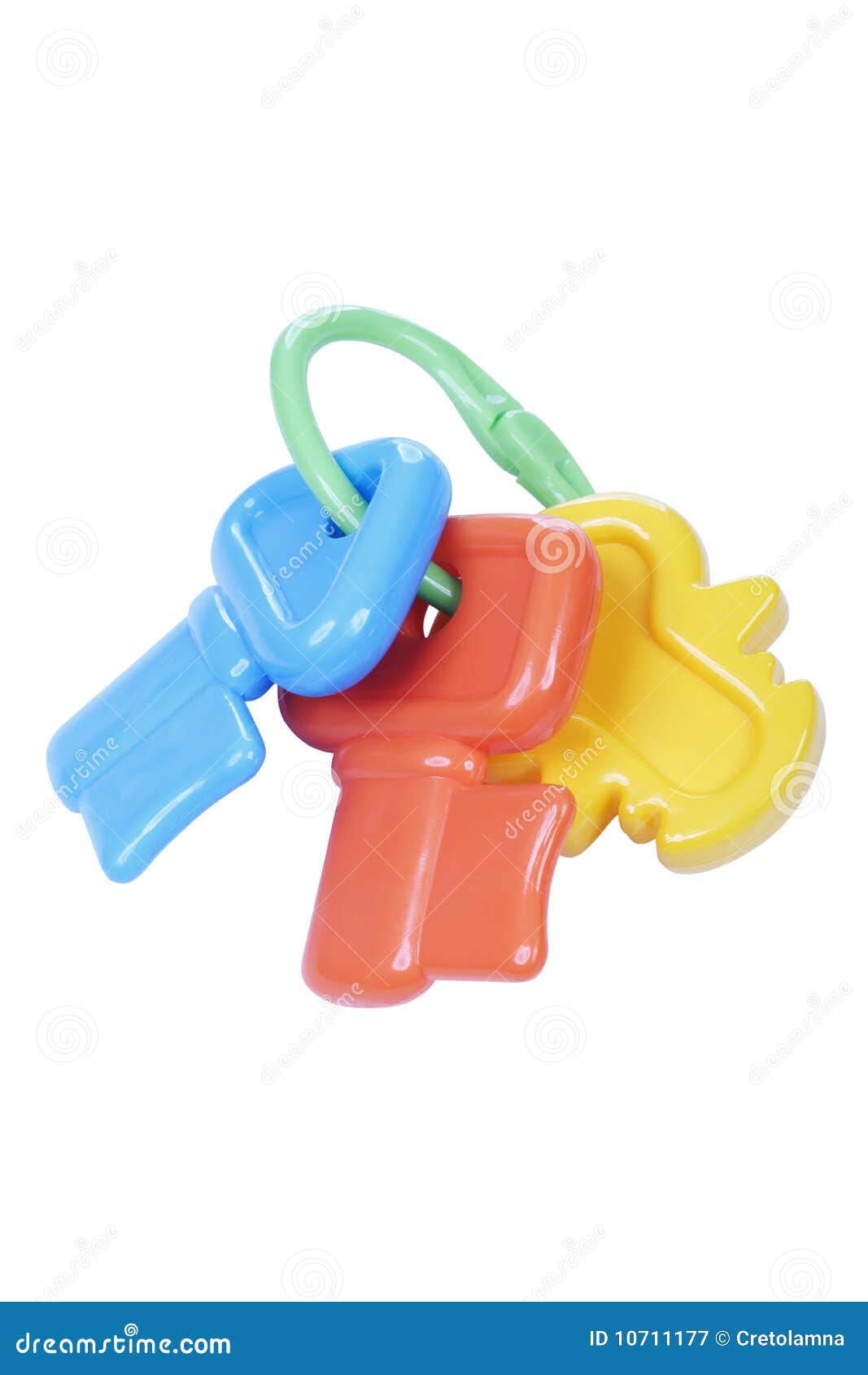 Teething keys. stock image. Image of plaything, soother - 10711177