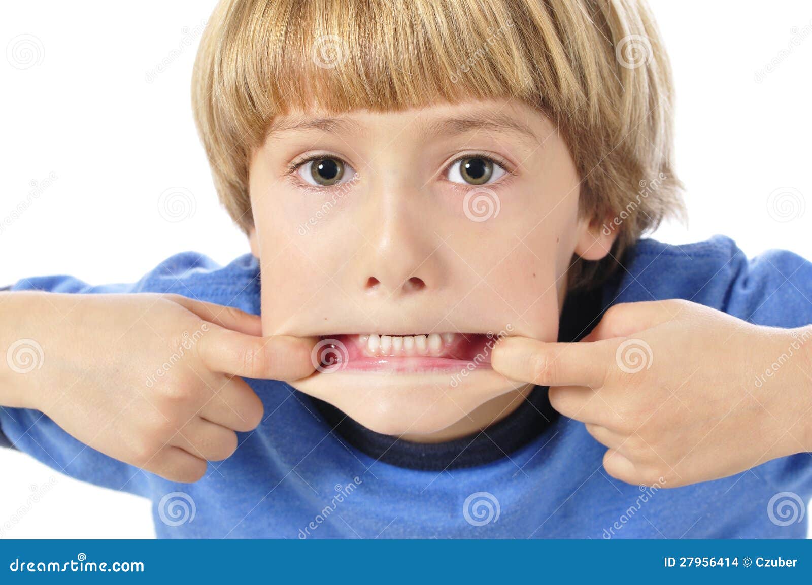 Teethy funny face stock photo. Image of handsome, show - 27956414