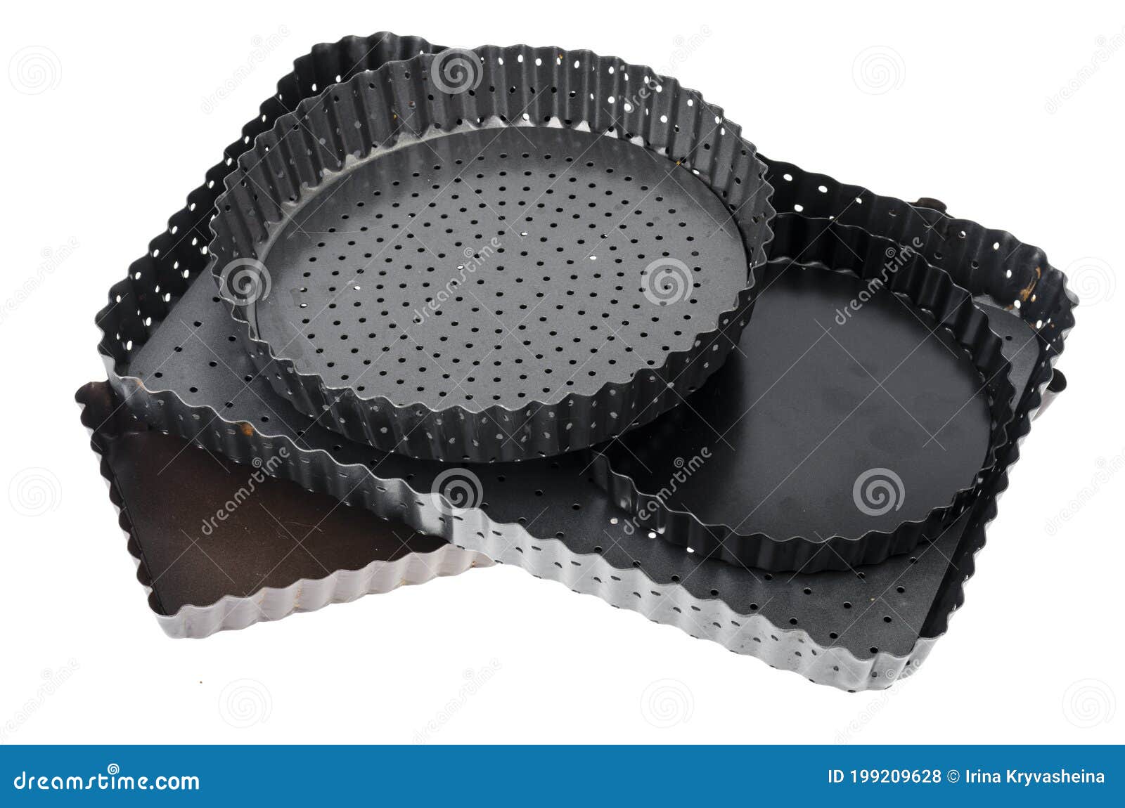 Teflon Baking Dish Isolated on White Background Stock Photo - Image of ...