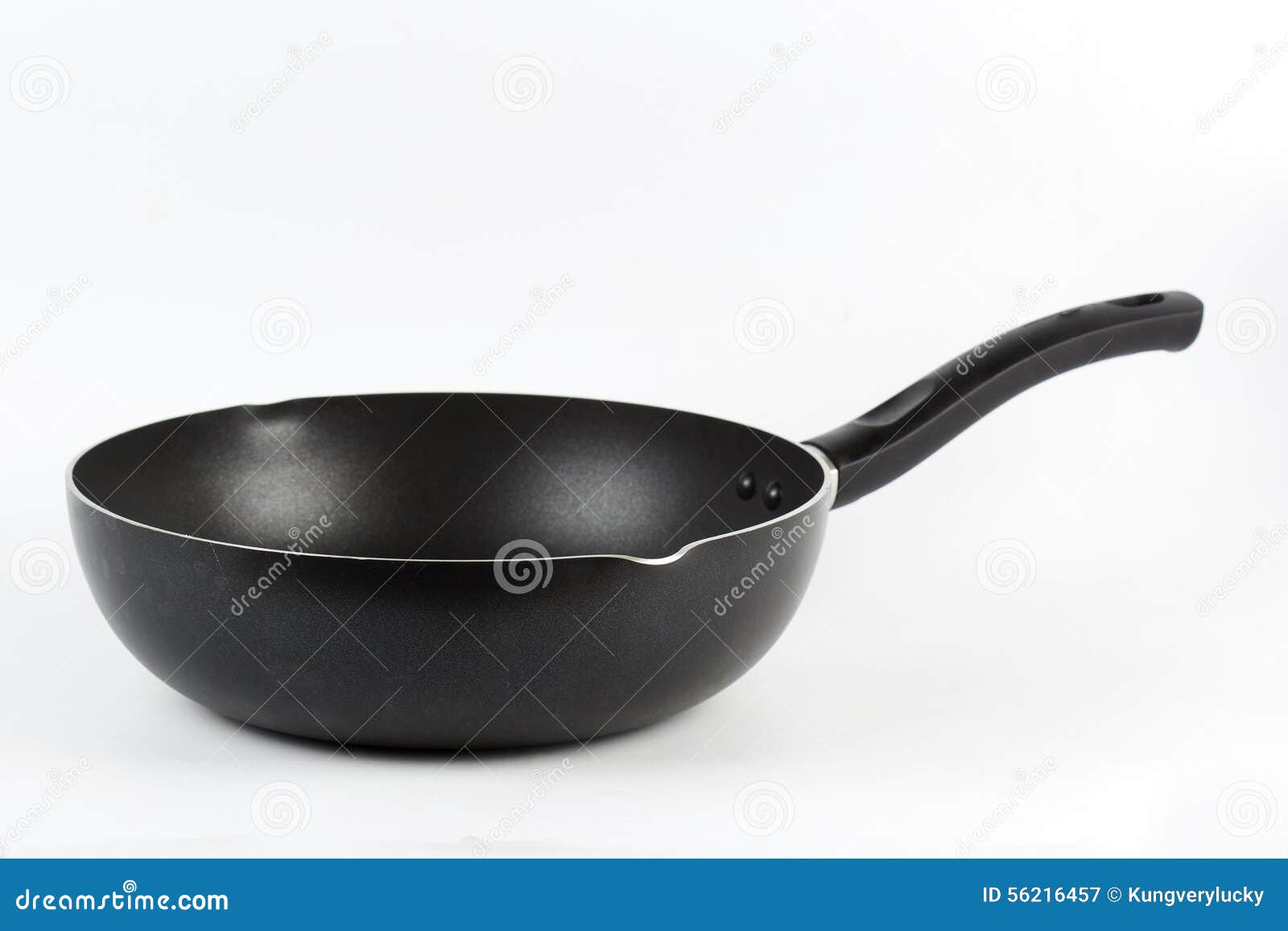 Teflon Pan Style stock image. Image of empty, white, object - 56216457